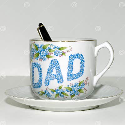 Father S Day Tea Cup Square Stock Photo - Image of clay, english: 4592548