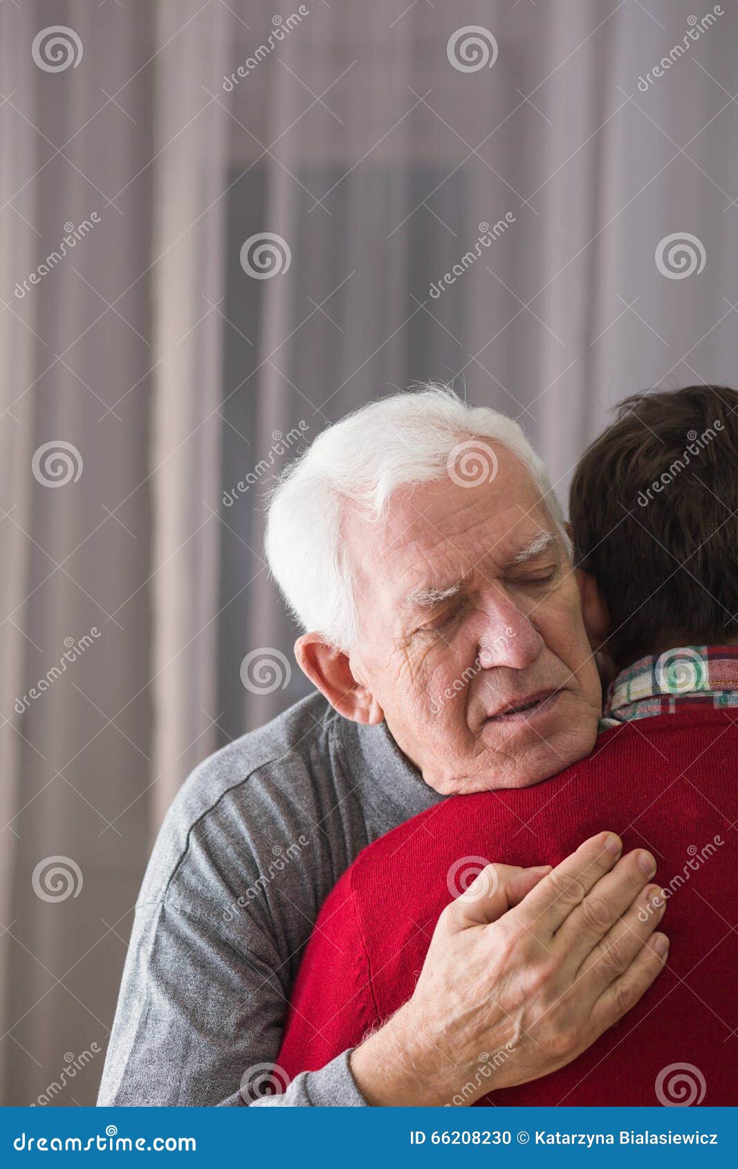 Father saying last goodbye stock photo. Image of closeness - 66208230