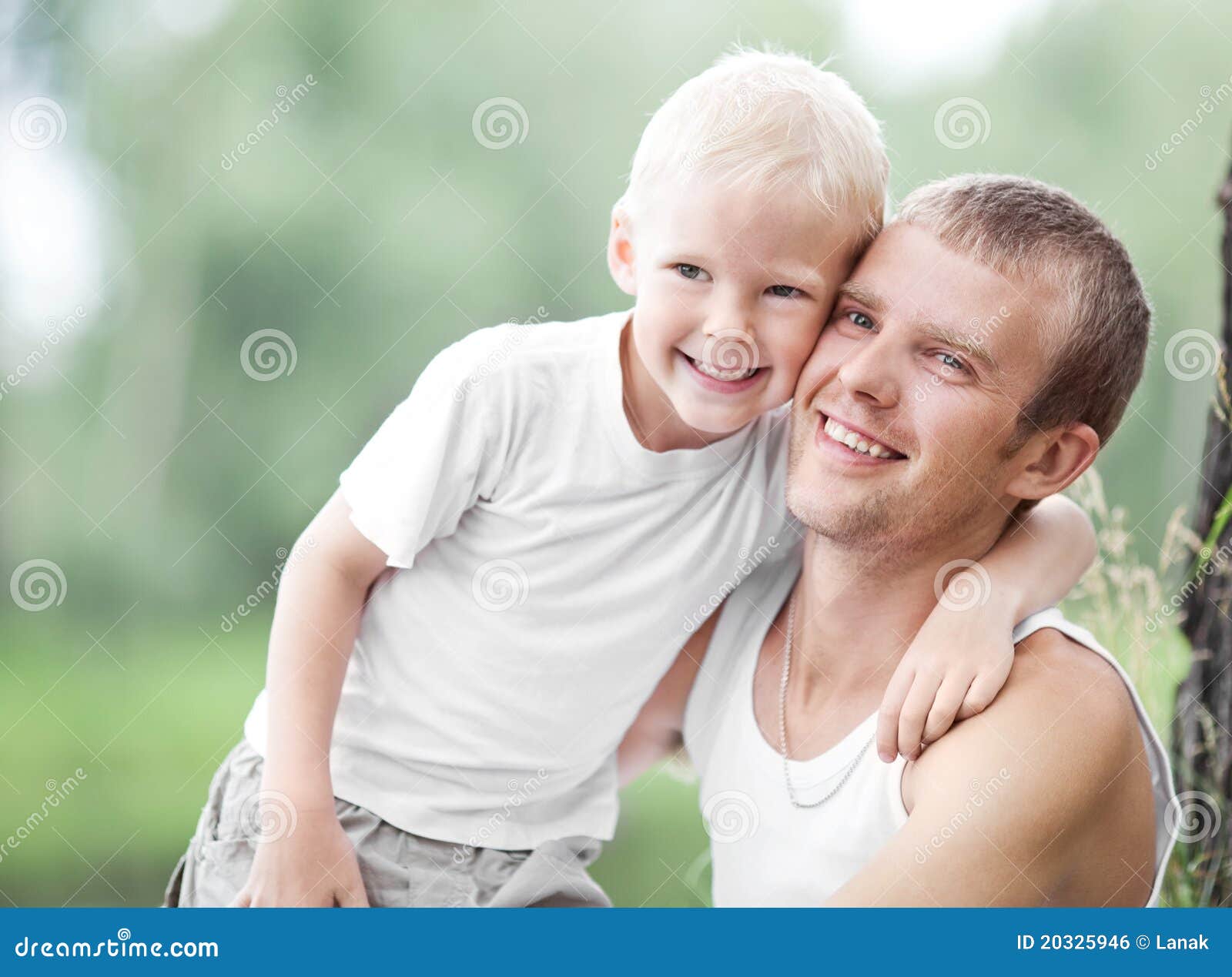 Father and son stock photo. Image of family, couple, joyful - 20325946