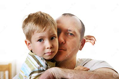 Father and son stock image. Image of home, intimidated - 8611891
