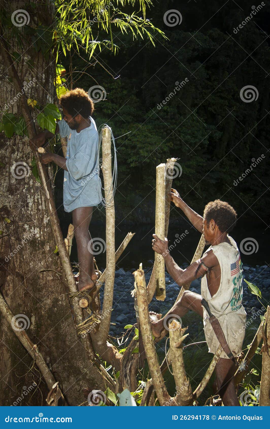 Father and Son Agta editorial stock photo. Image of still - 26294178