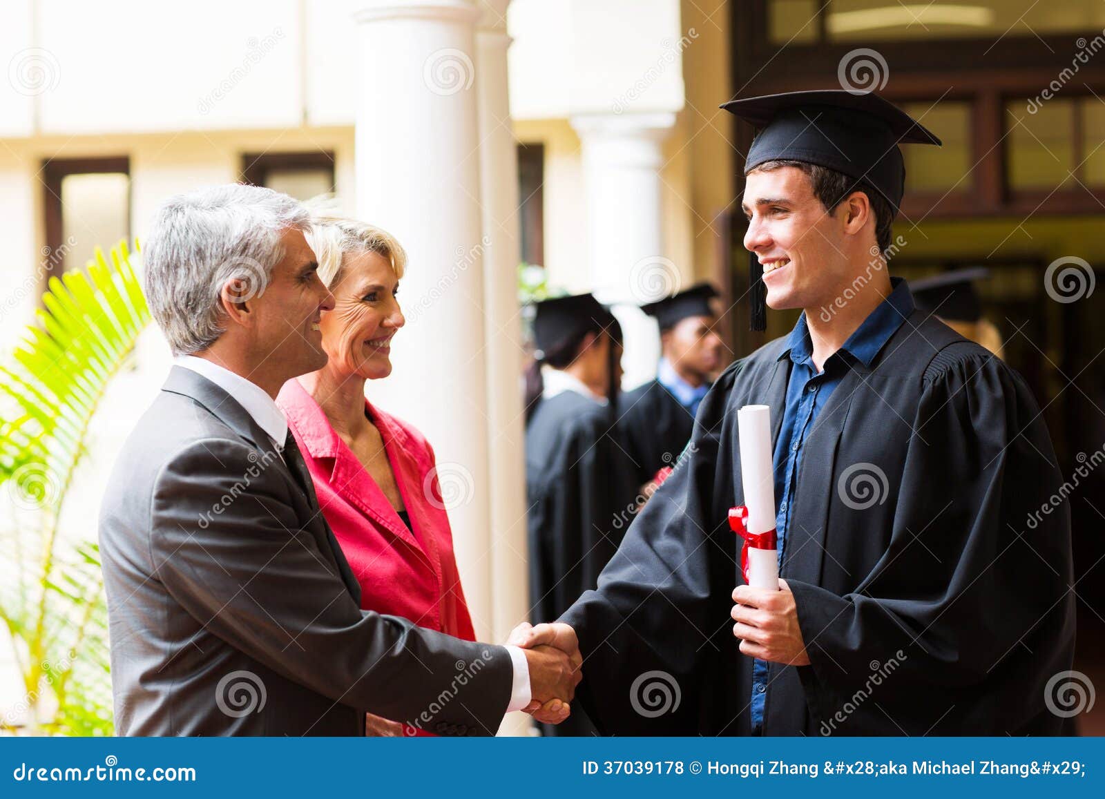 Father son graduation stock photo. Image of female, ceremony - 37039178