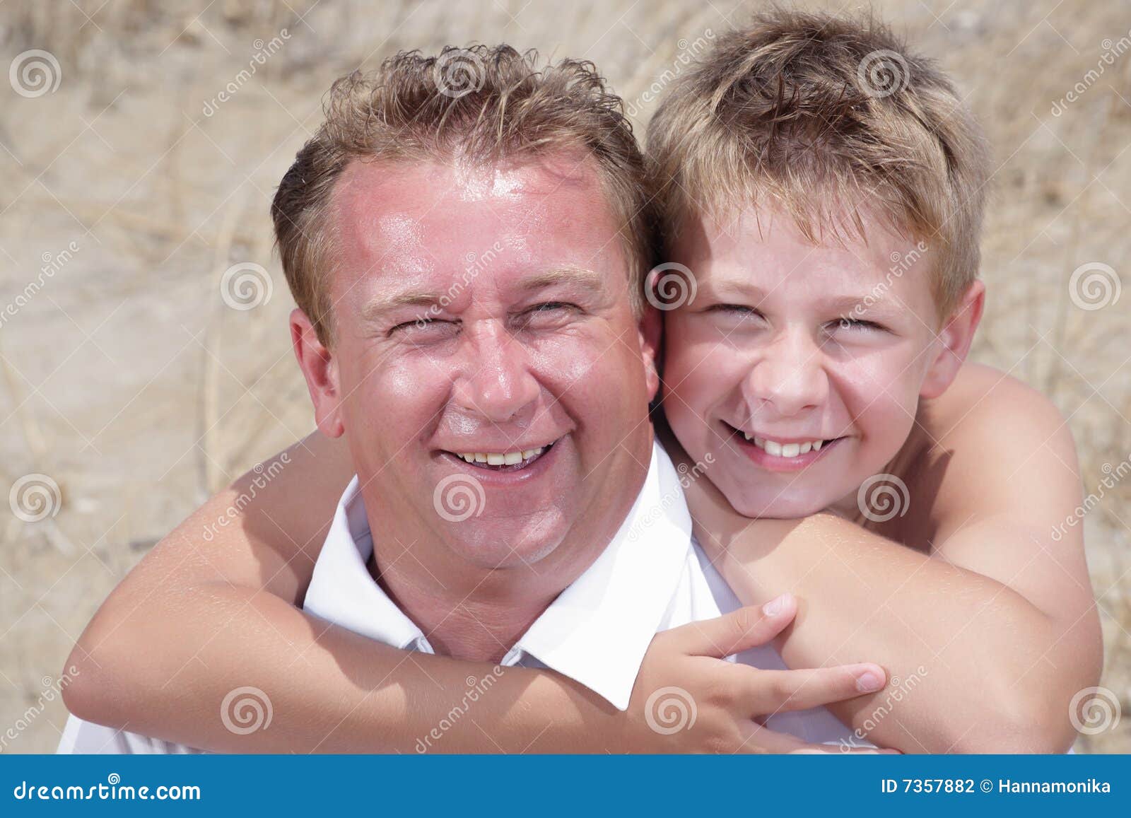 Father and son having fun stock photo. Image of closeup - 7357882