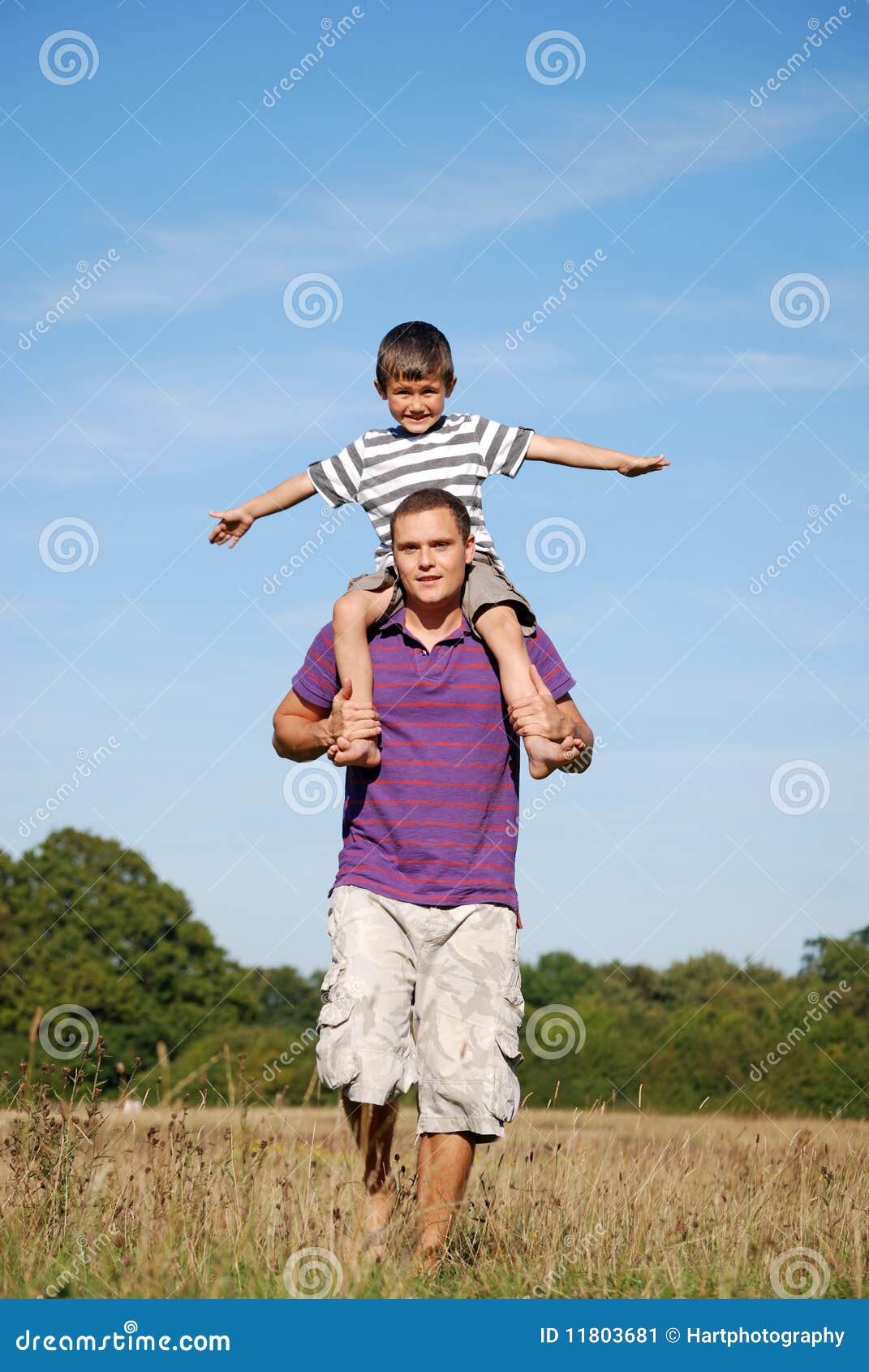 Father and Son Having Fun Together Stock Image - Image of bond, bonding ...