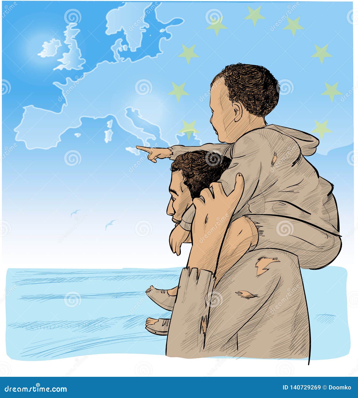 Immigrants Vector Stock Illustrations – 1,090 Immigrants Vector Stock ...