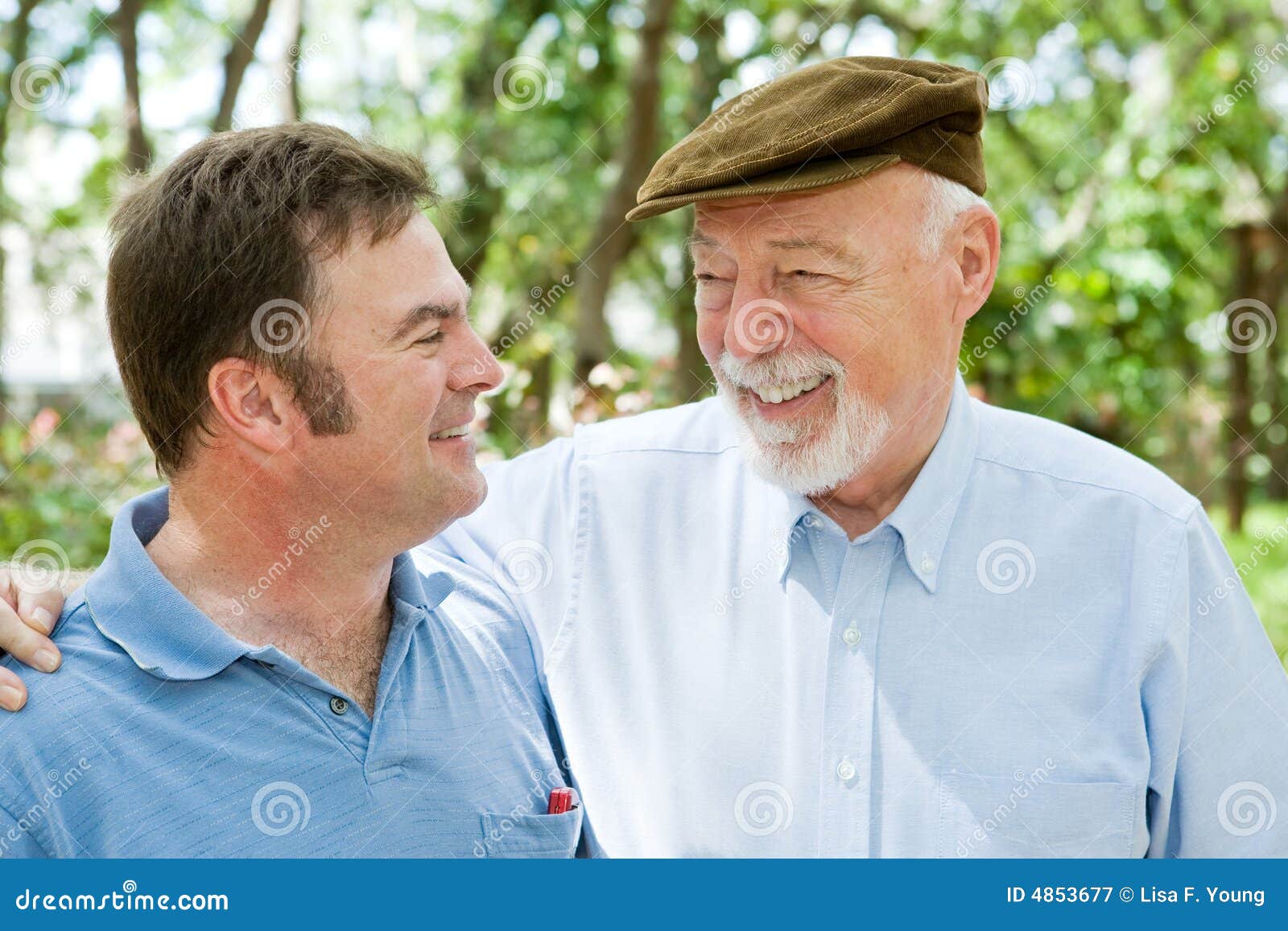 Father & Son Laughter stock image. Image of brown - 4853677