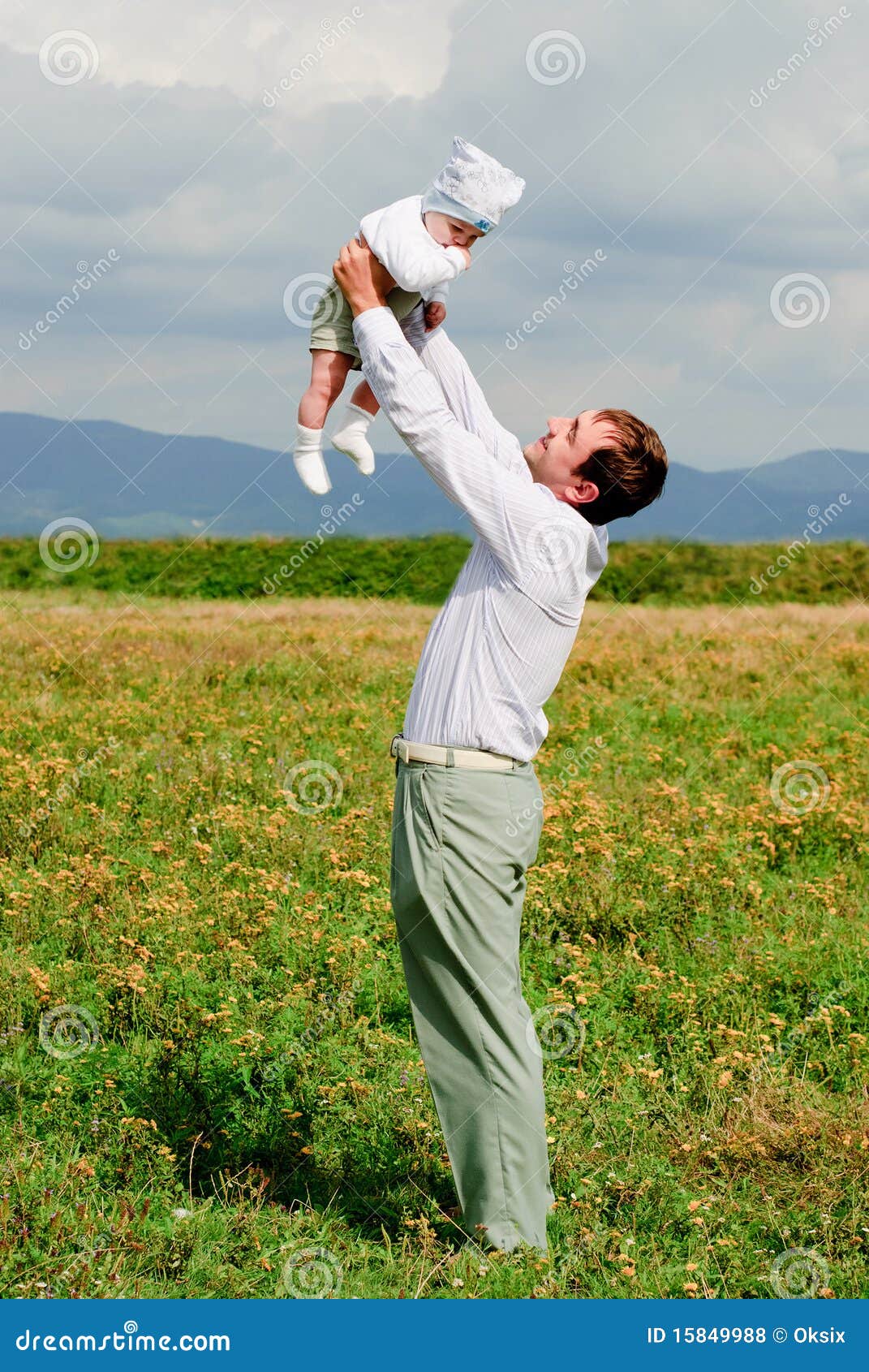 Father and son outdoors stock photo. Image of adult, bonding - 15849988