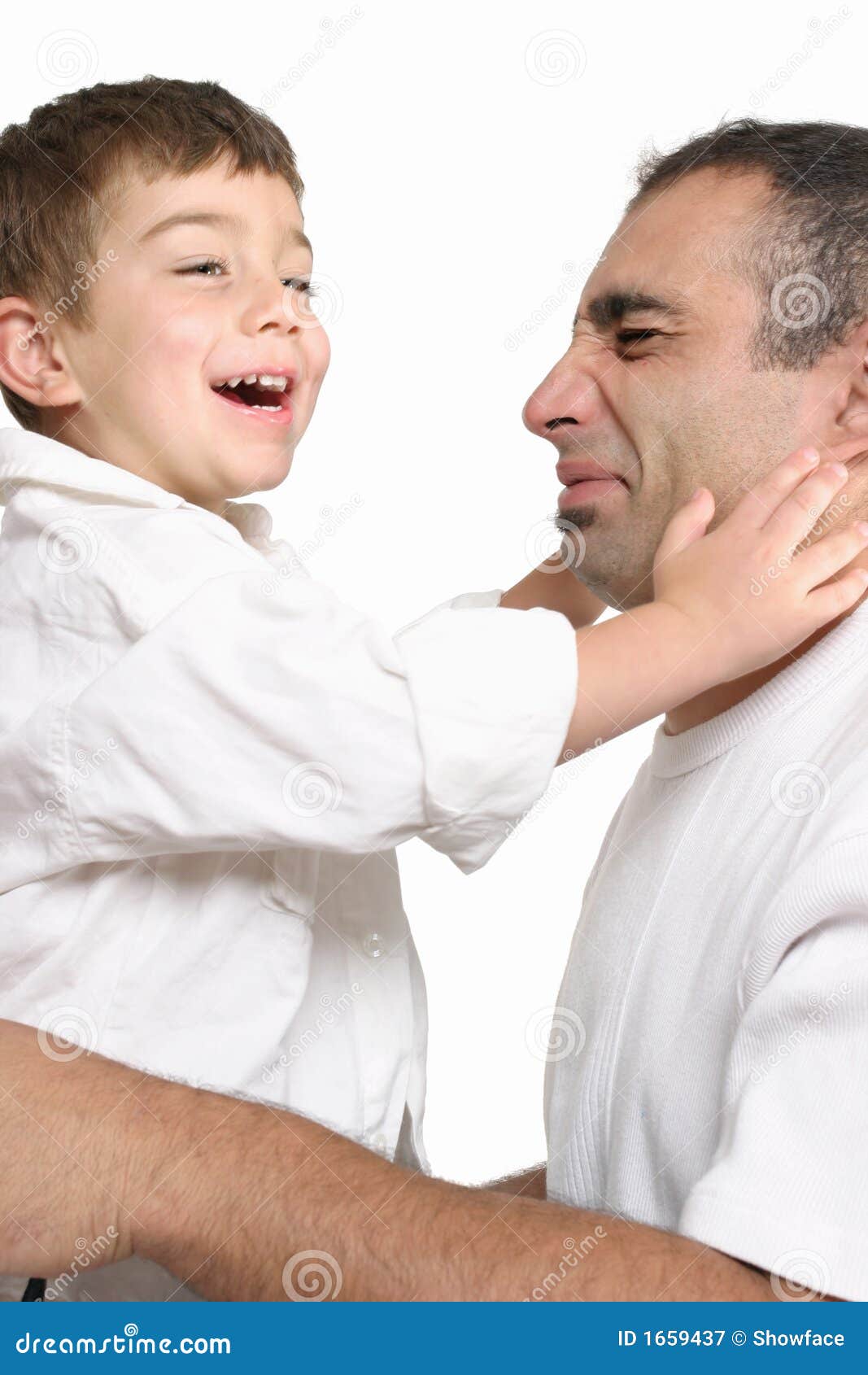 Father and son play stock image. Image of emotion, child - 1659437