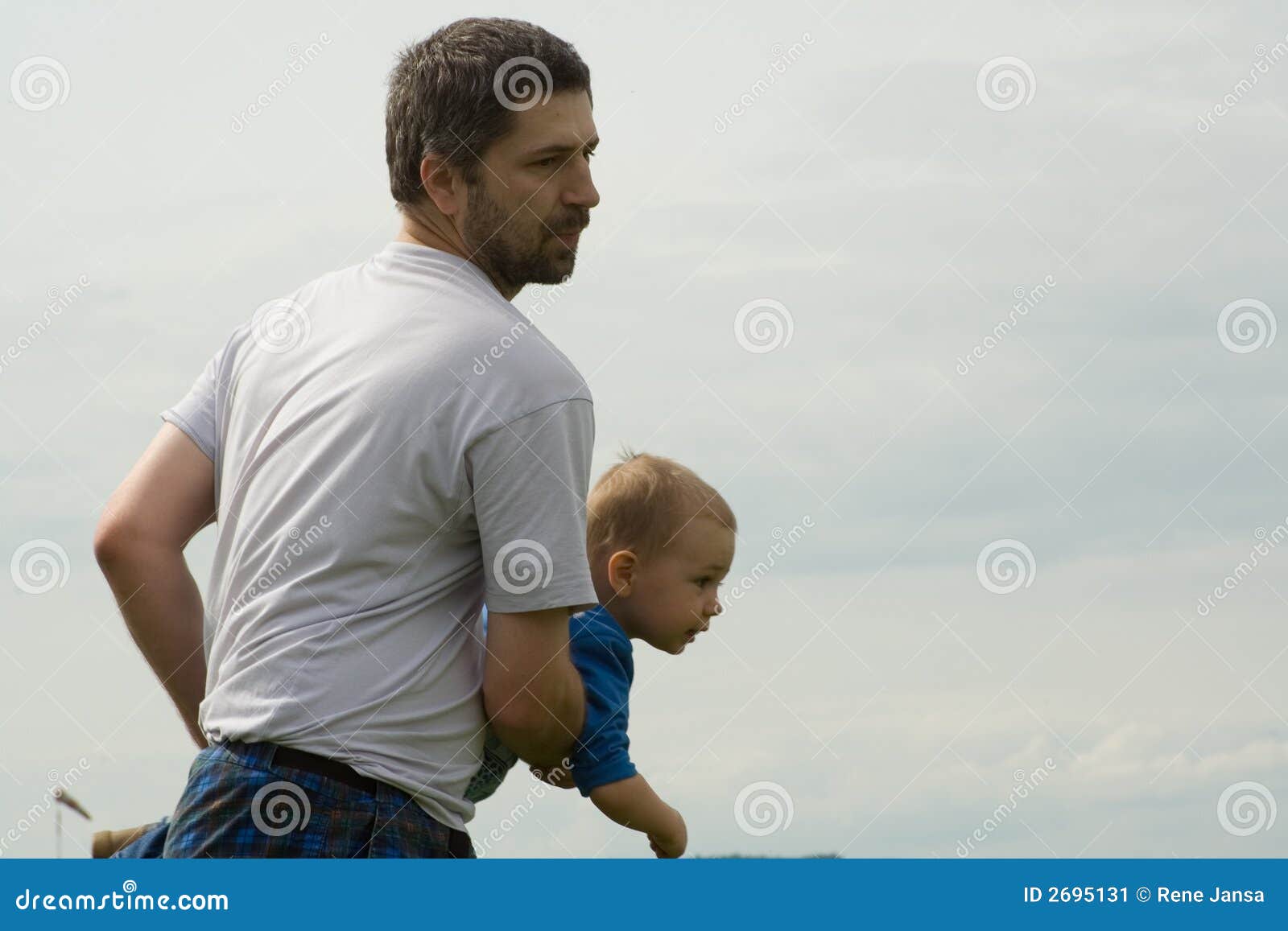 Father and son at play stock image. Image of whirling - 2695131
