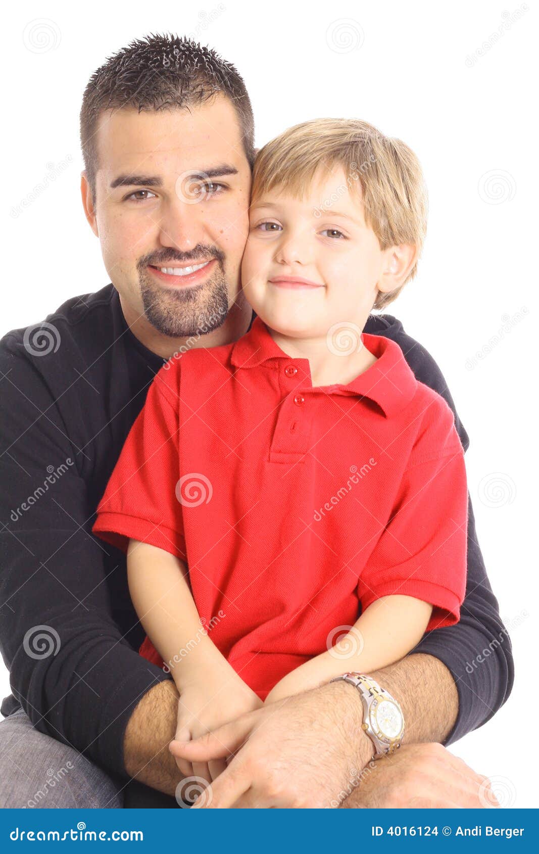 Father son portrait stock photo. Image of children, isolated - 4016124