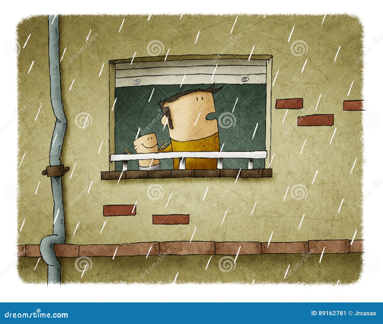 Raining Outside Window Stock Illustrations – 65 Raining Outside Window ...