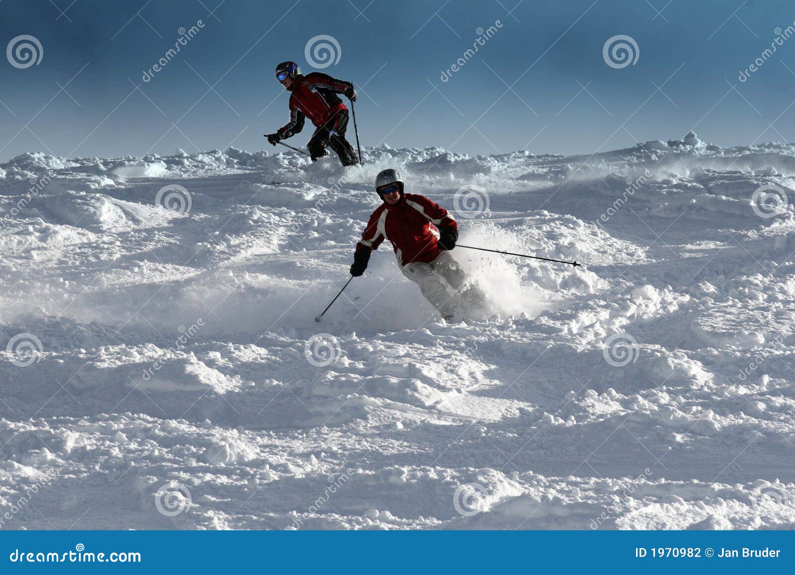 Father and son skiing stock photo. Image of lifestyles - 1970982