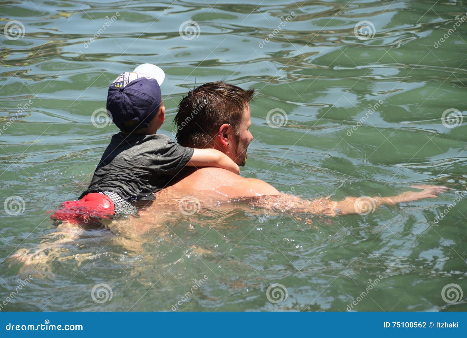 Father and son editorial photography. Image of ride, happily - 75100562