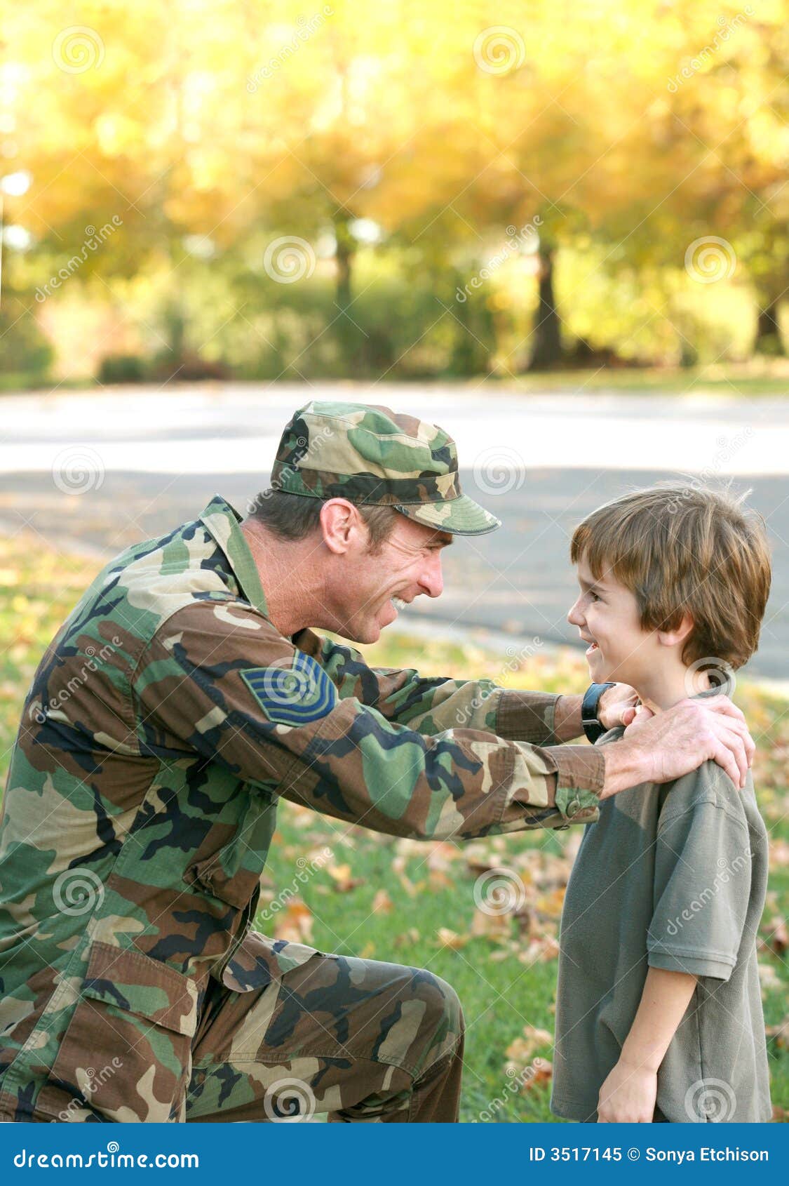 Father and Son Talking stock image. Image of american - 3517145