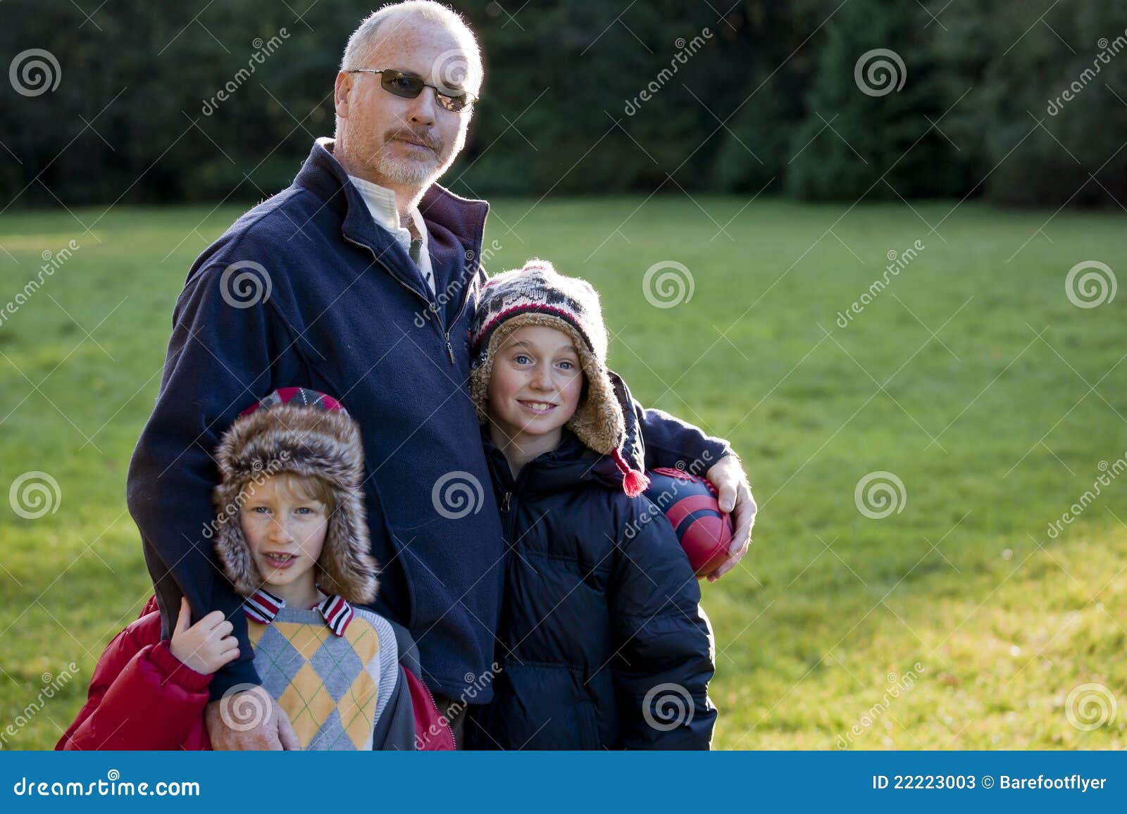 Father and Sons stock image. Image of autumn, love, smile - 22223003