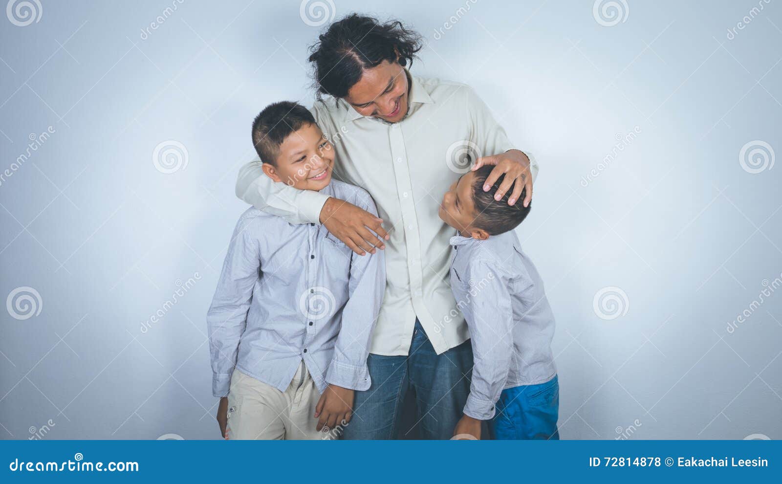 Father and sons stock photo. Image of good, lifestyle - 72814878