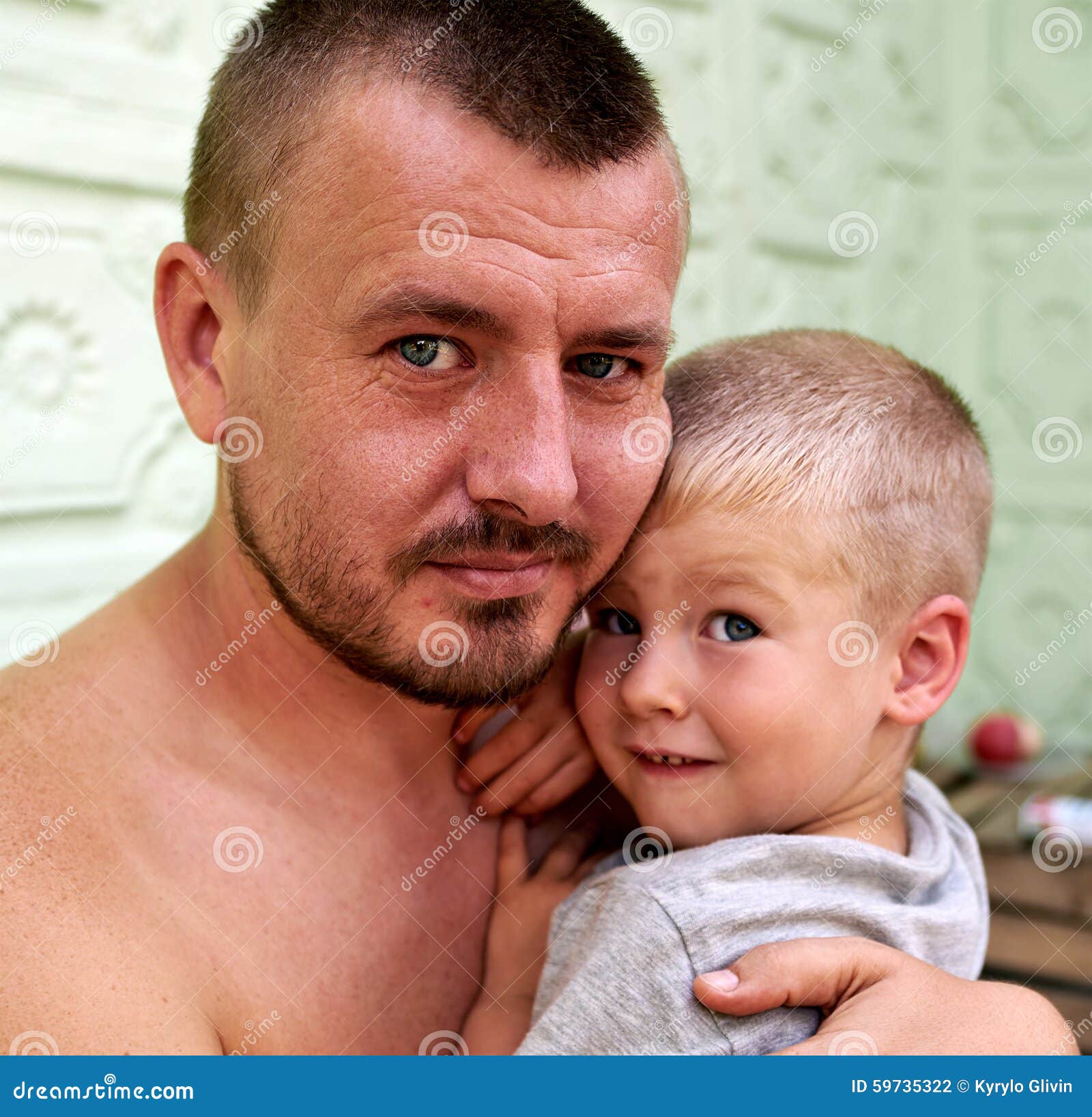 Father and sun stock photo. Image of people, positive - 59735322
