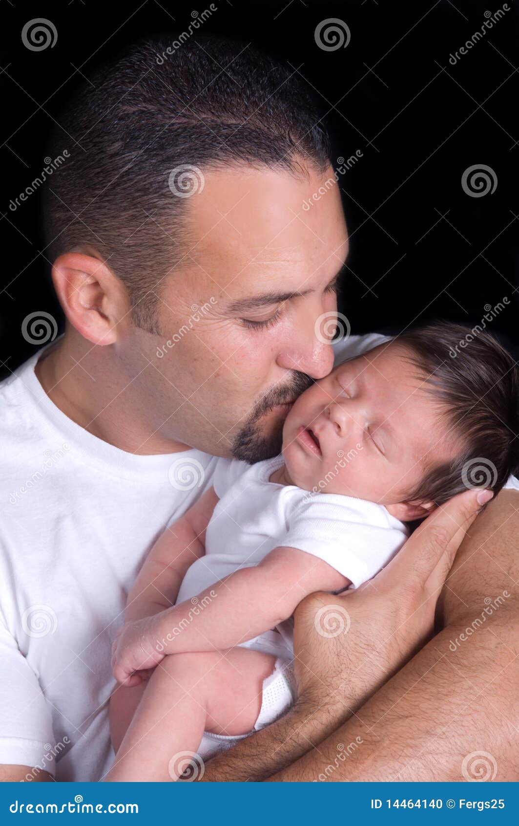 Fatherhood stock photo. Image of beautiful, love, black - 14464140