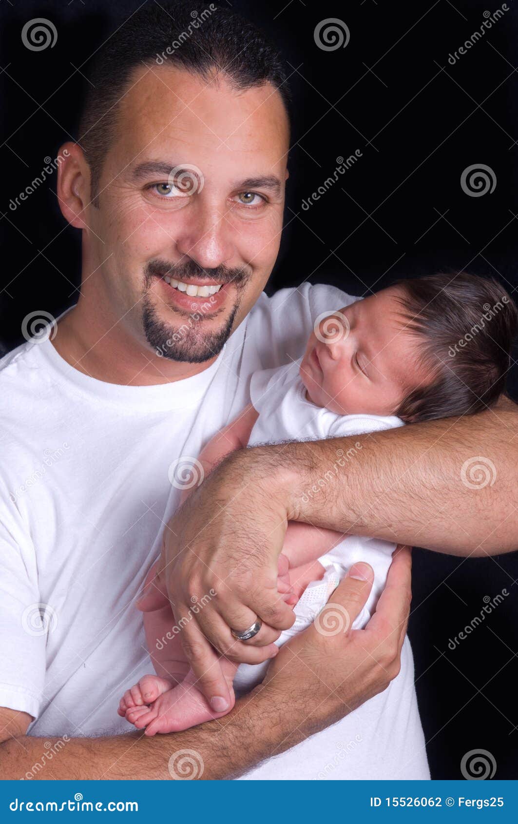 Fatherhood stock photo. Image of baby, love, family, smiling - 15526062