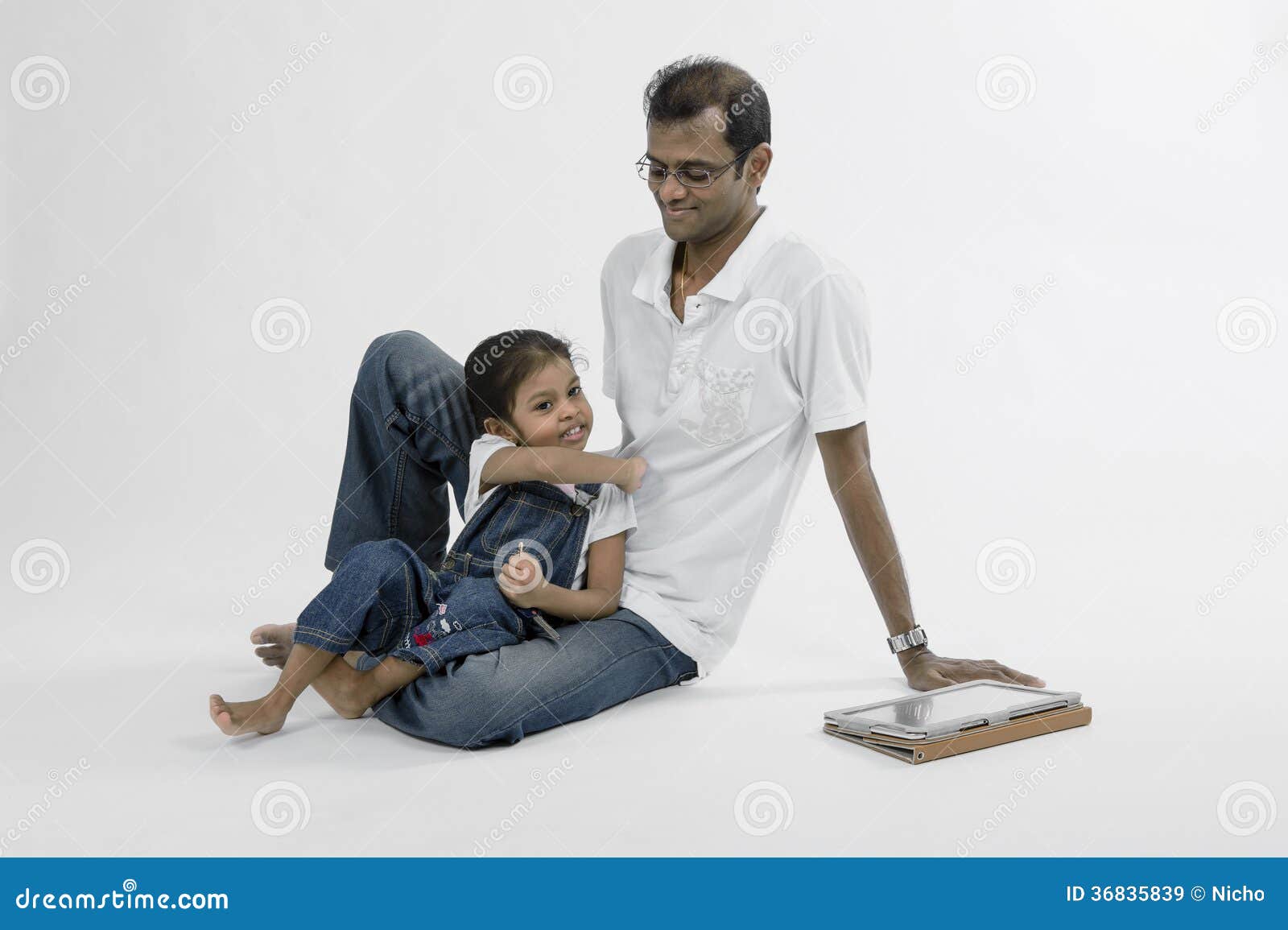 Fatherly love. stock image. Image of communication, looks - 36835839