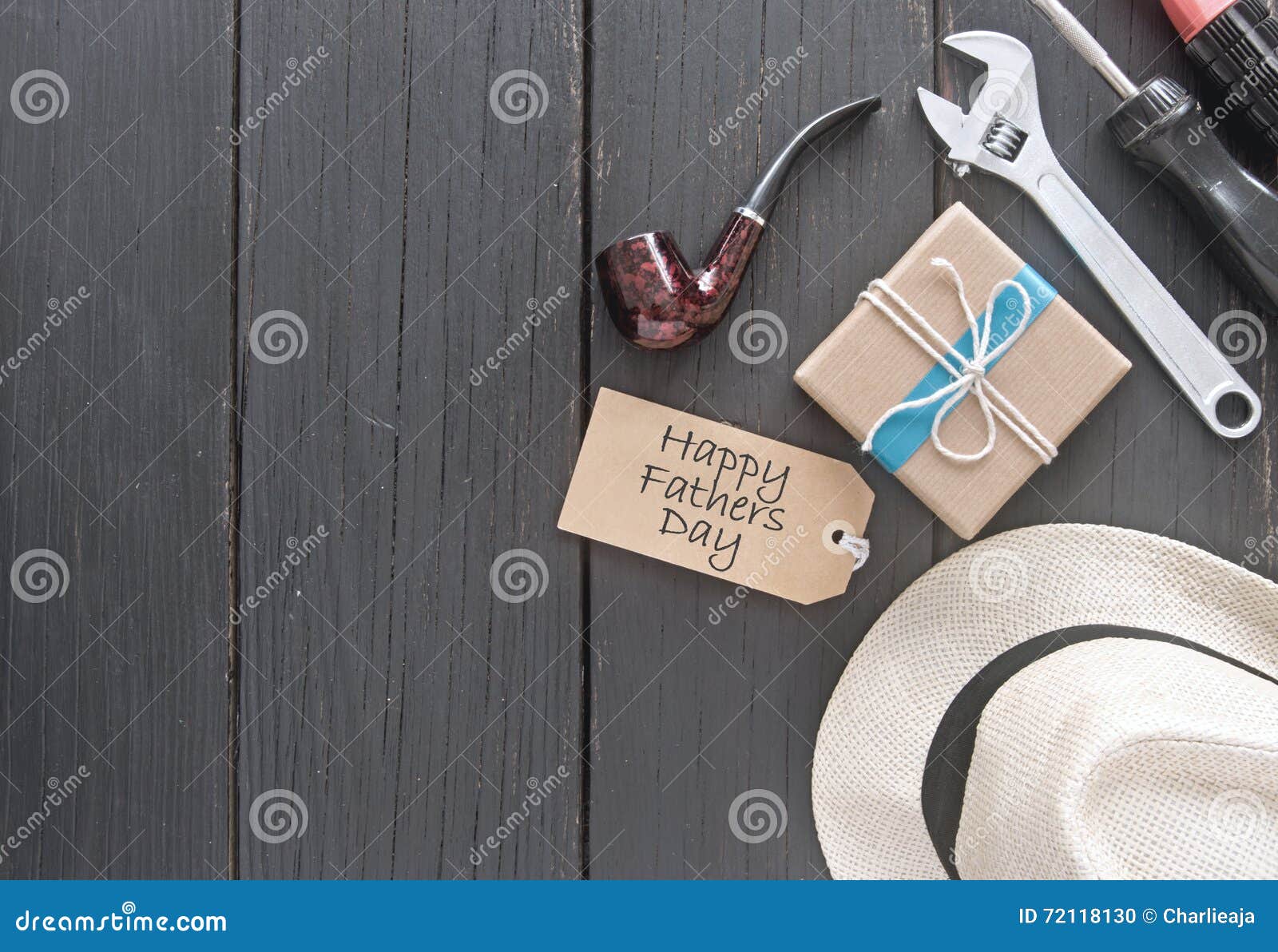 Fathers Day Gift Background Stock Photo - Image of blank, label: 72118130
