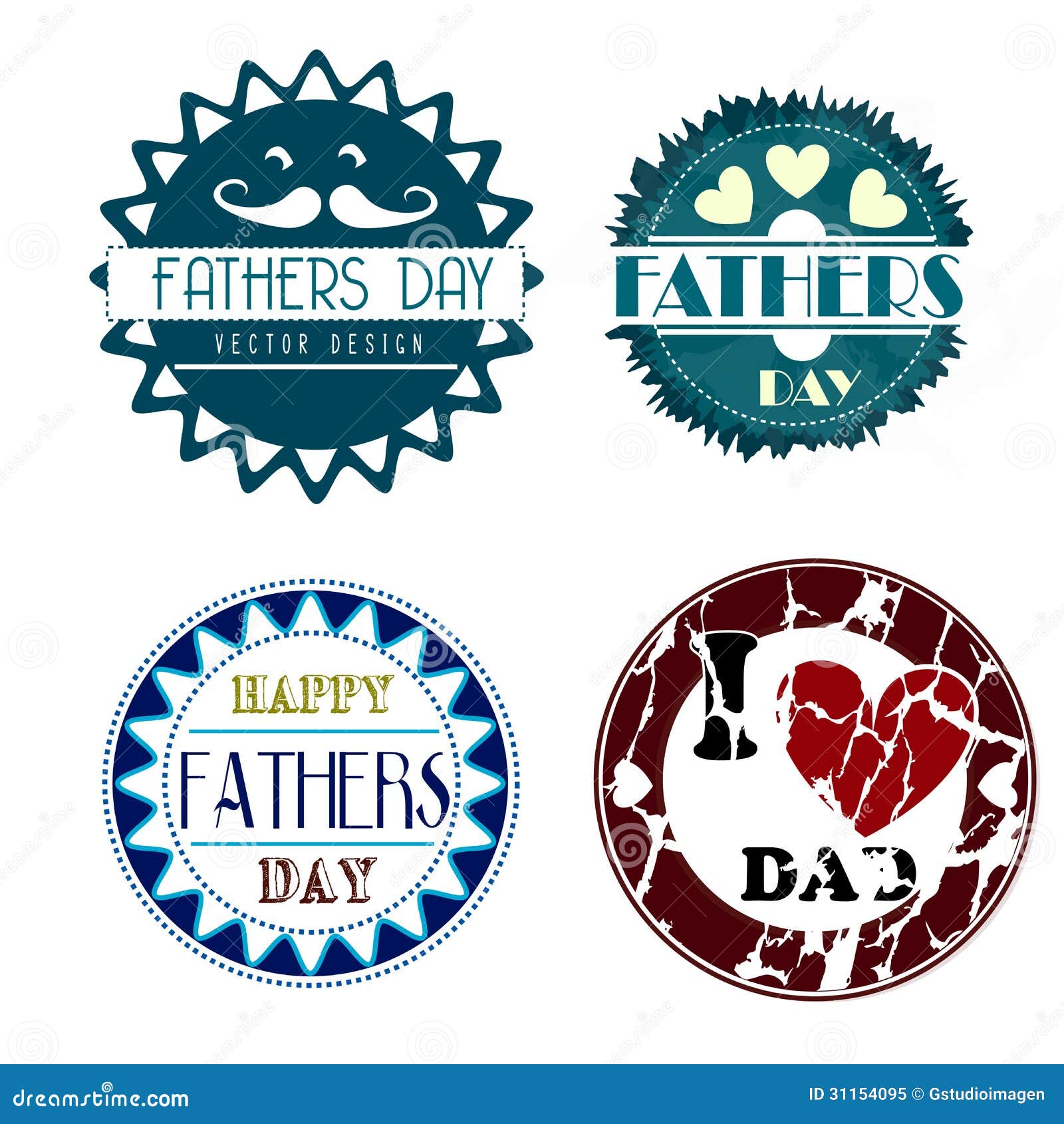 Fathers day icons stock vector. Illustration of graphic - 31154095
