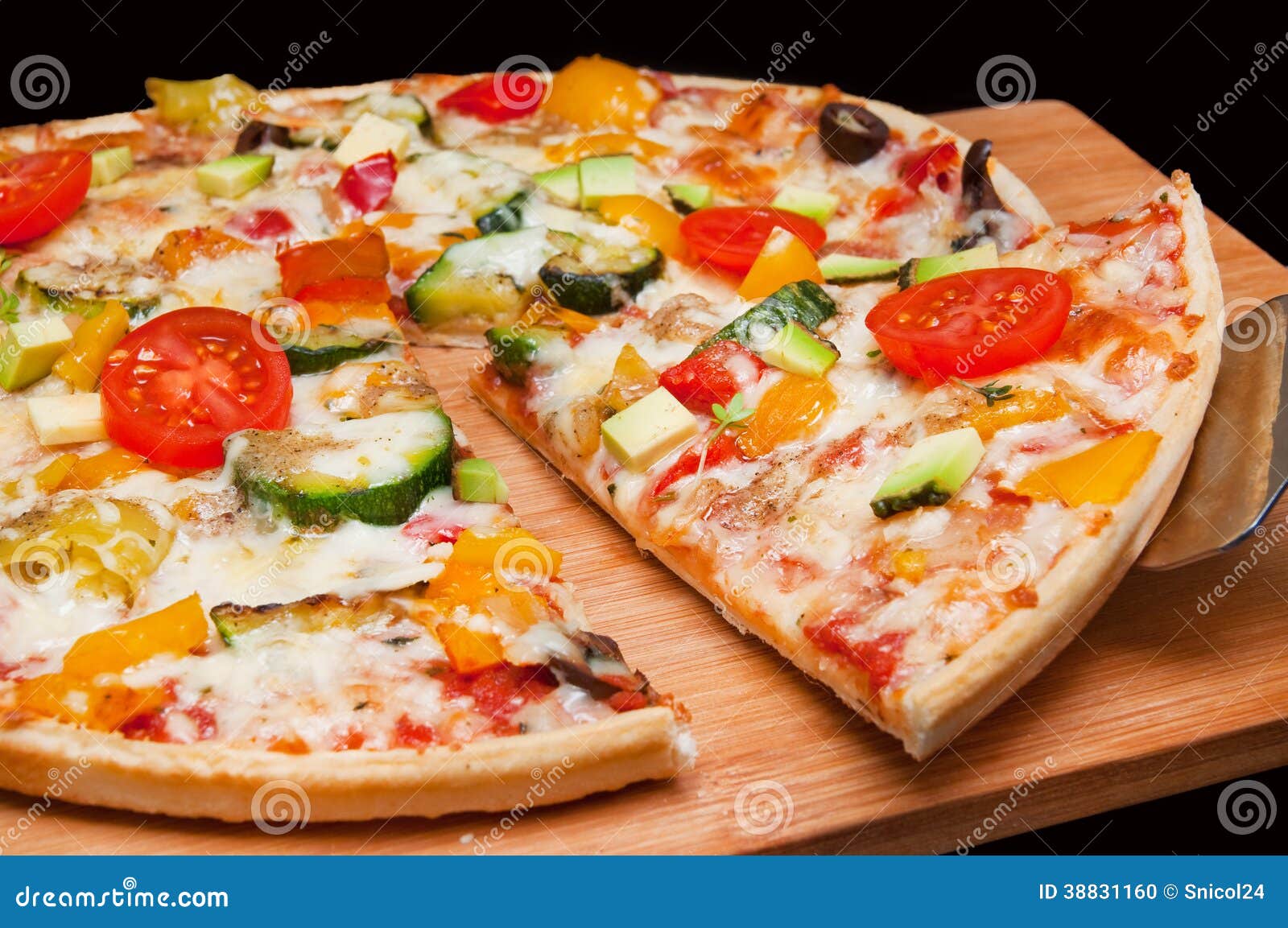 Fatia da pizza foto de stock. Imagem de dieta, delicioso - 38831160