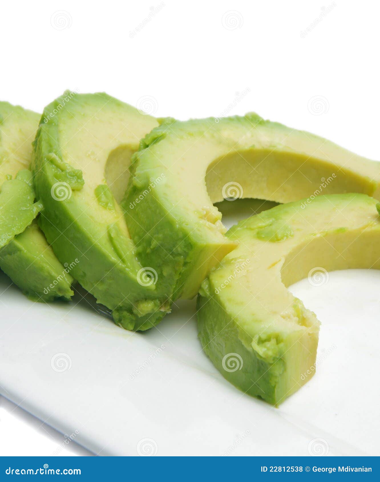 Fatias de abacate foto de stock. Imagem de vegetariano - 22812538