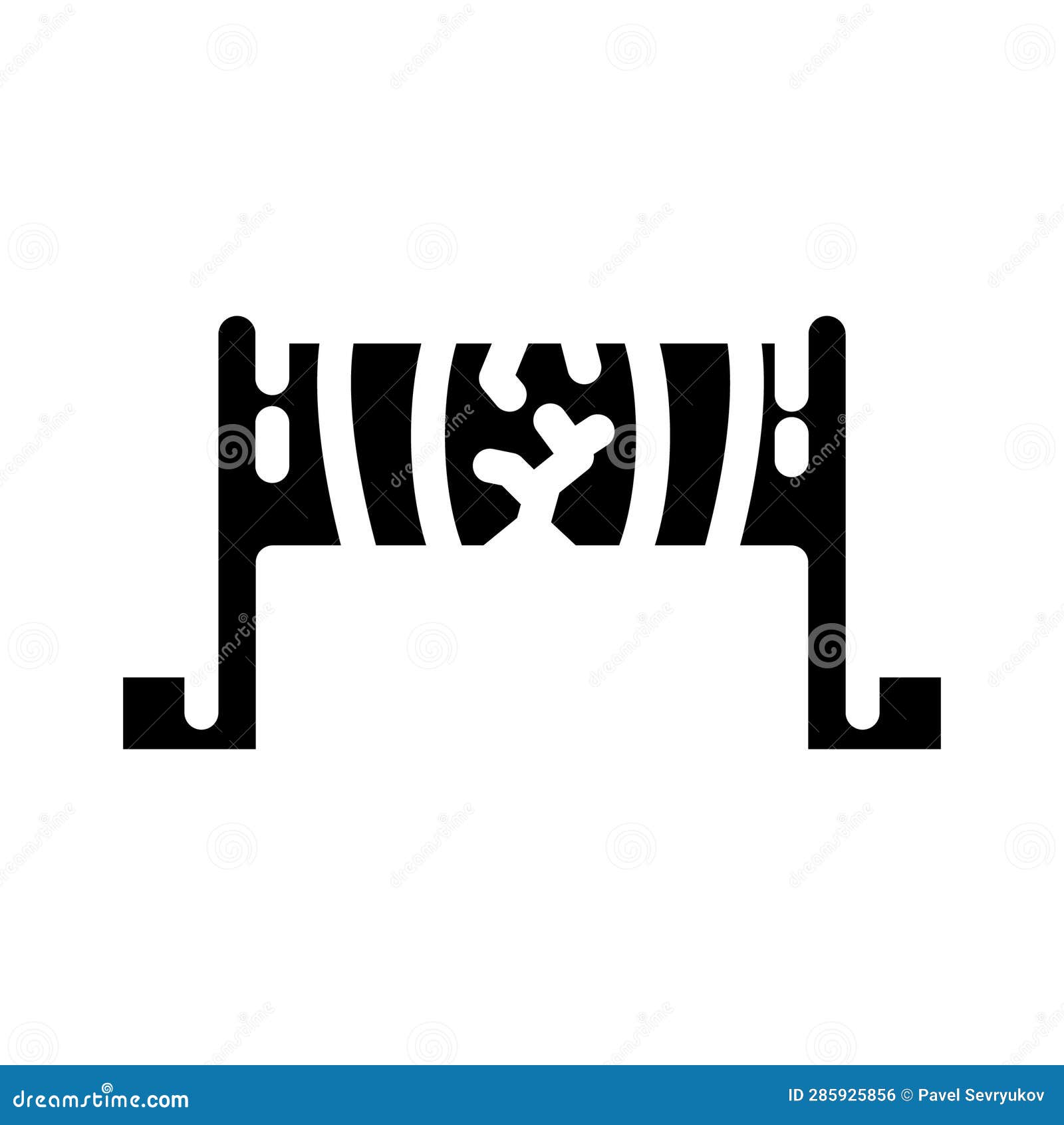 Fatigue Analysis Mechanical Engineer Glyph Icon Vector Illustration ...