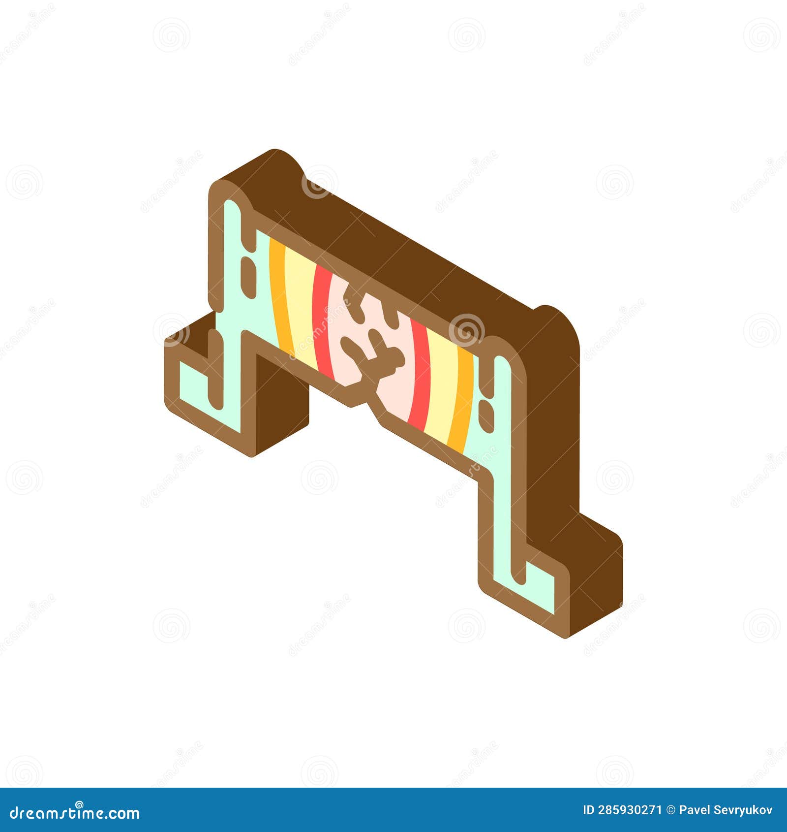 Fatigue Analysis Mechanical Engineer Isometric Icon Vector Illustration ...