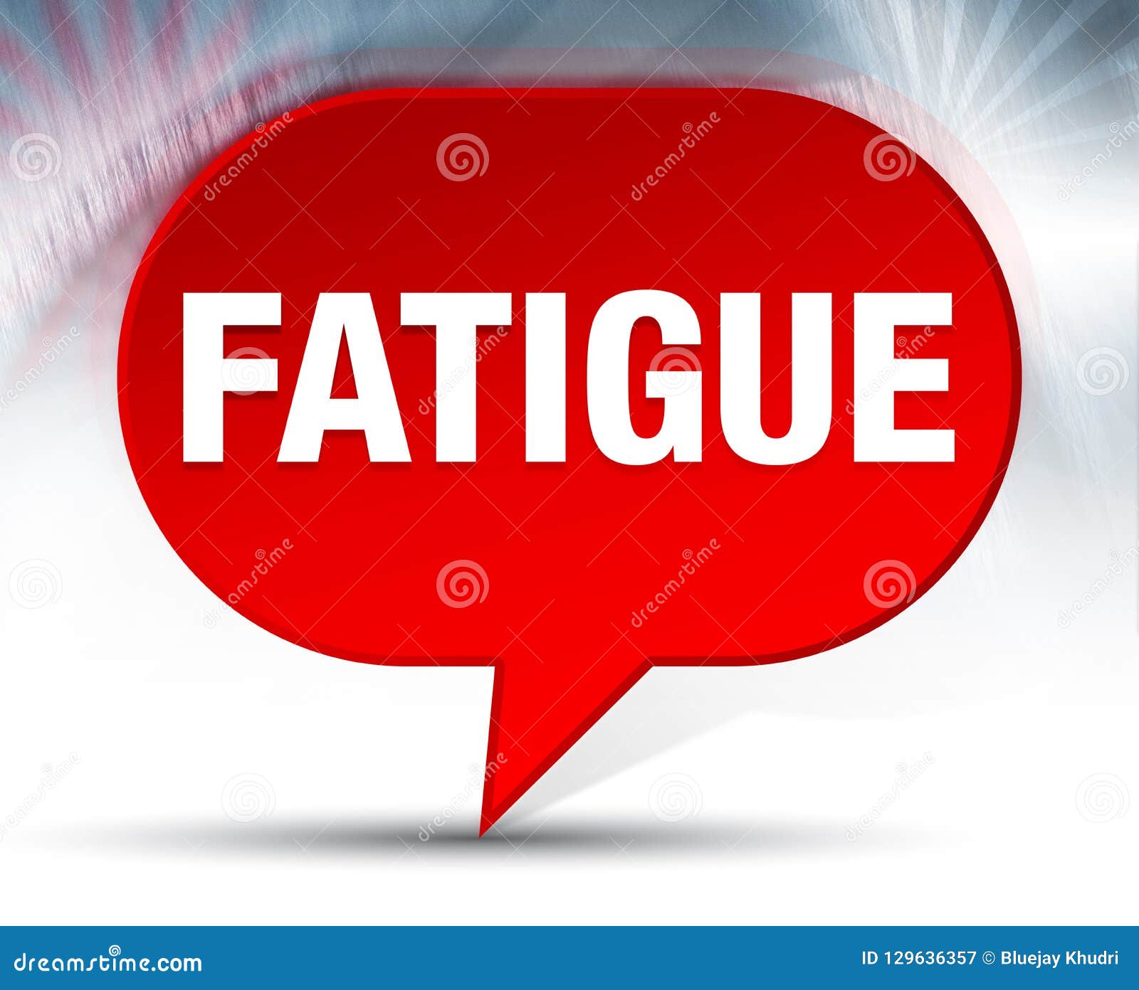 Fatigue Red Bubble Background Stock Illustration - Illustration of ...