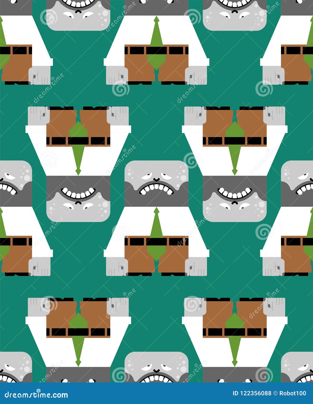 Fatigue Pattern Seamless. Tired Worker Office Stock Vector ...