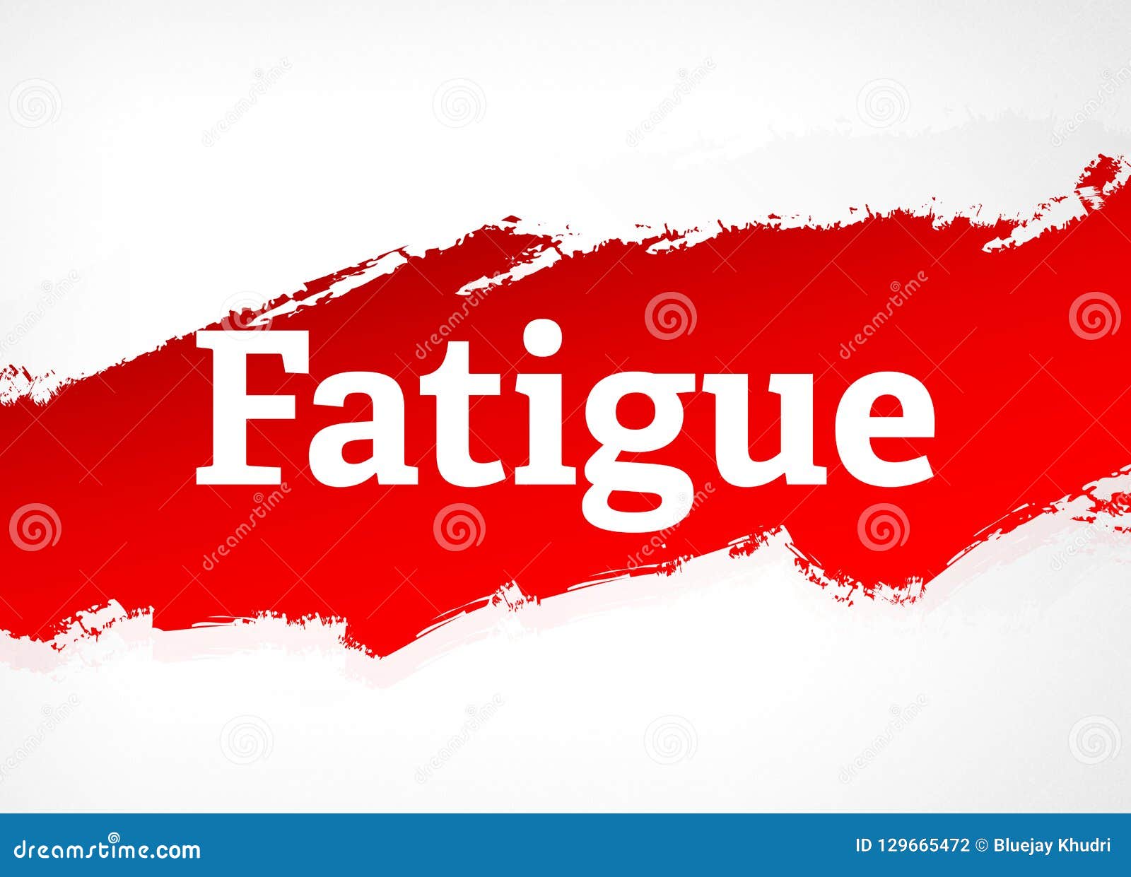 Fatigue Red Brush Abstract Background Illustration Stock Illustration ...