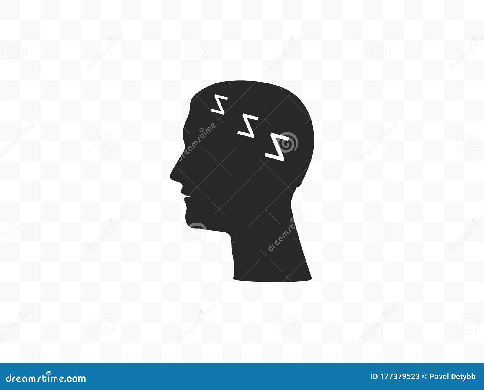 Fatigue, Tiredness Icon. Vector Illustration, Flat Design Stock ...