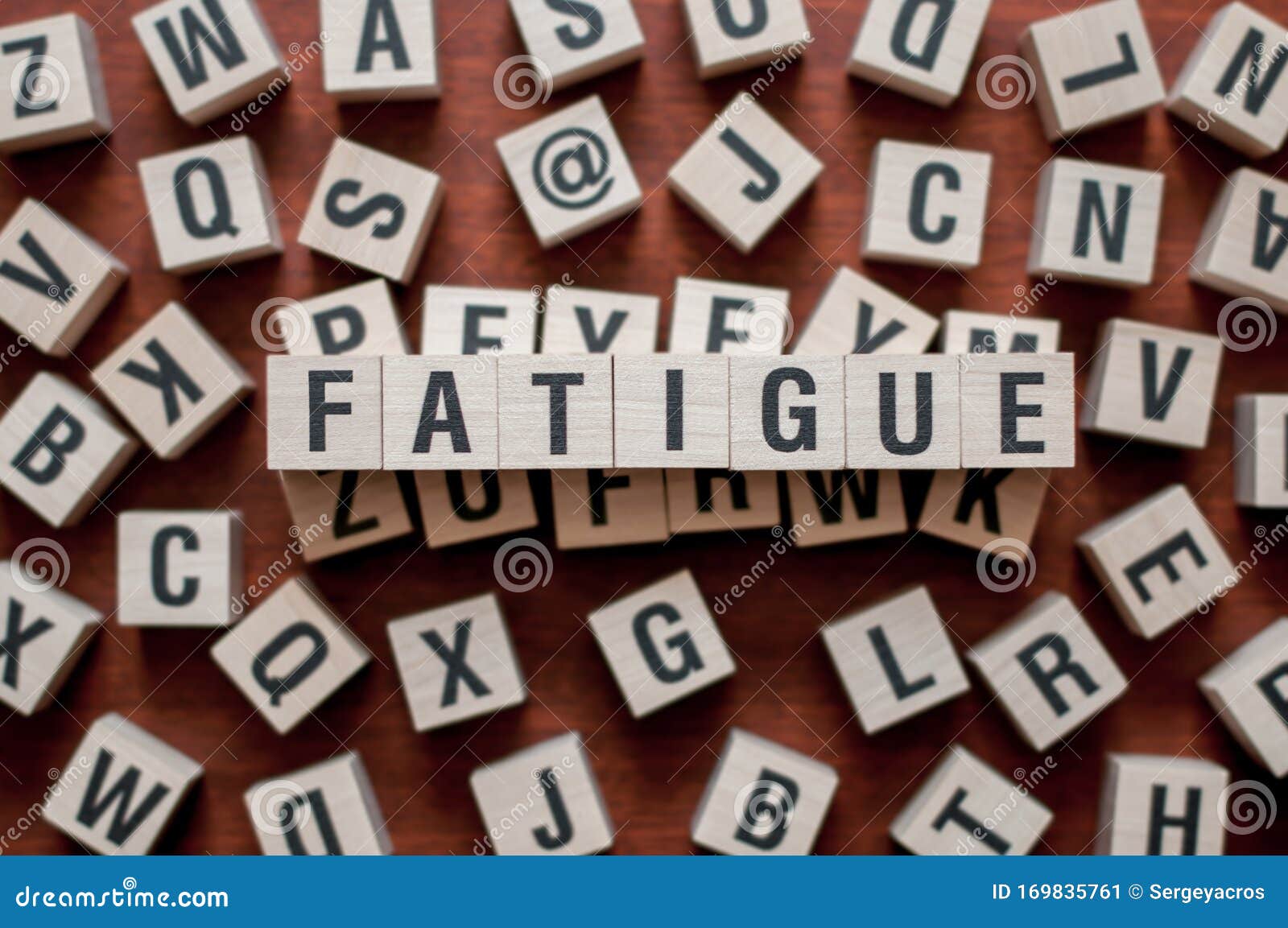 Fatigue Word Concept on Cubes Stock Image - Image of anxiety, alphabet ...