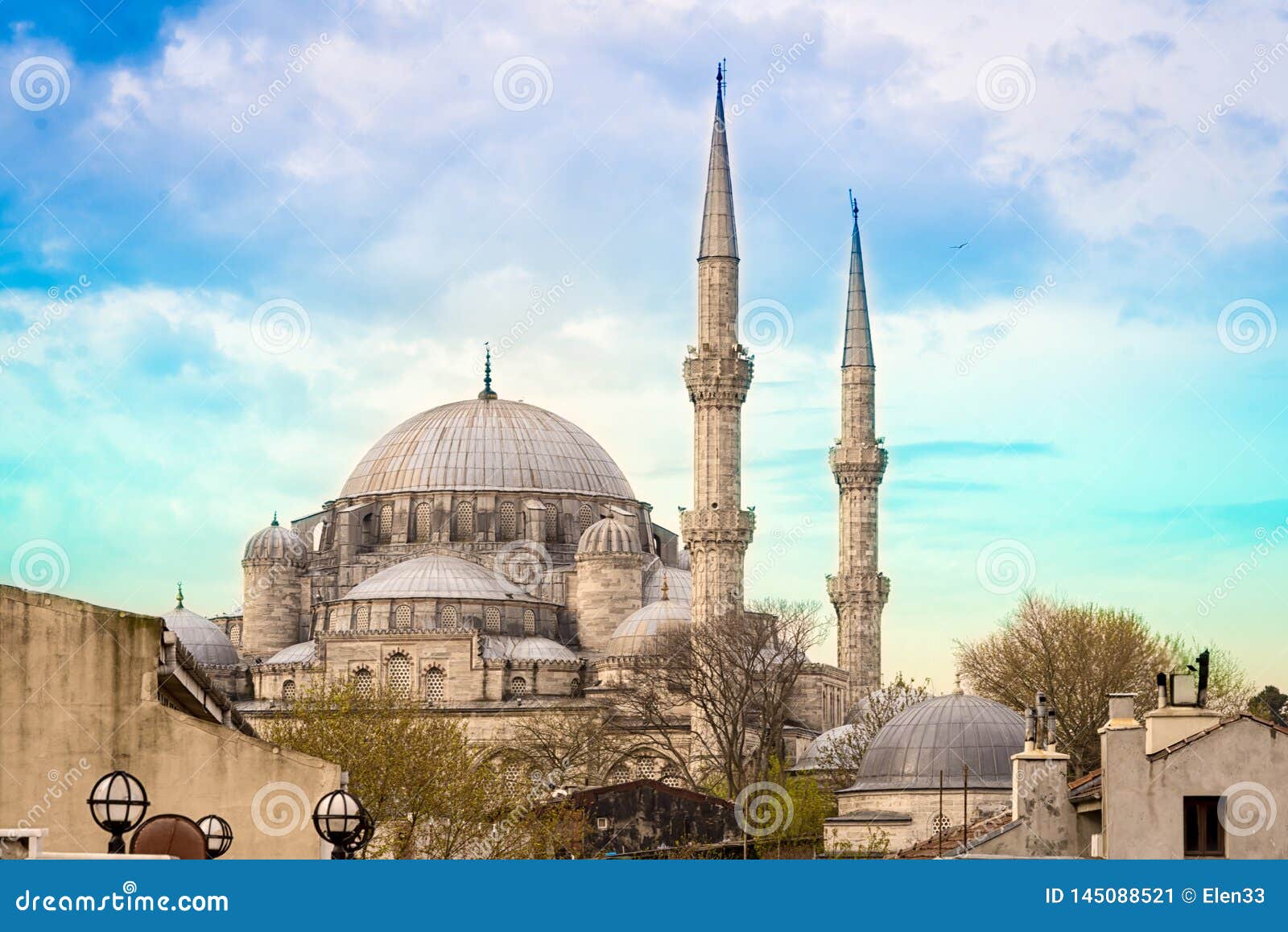 Fatih Mosque Istanbul stock image. Image of muslim, temple - 145088521