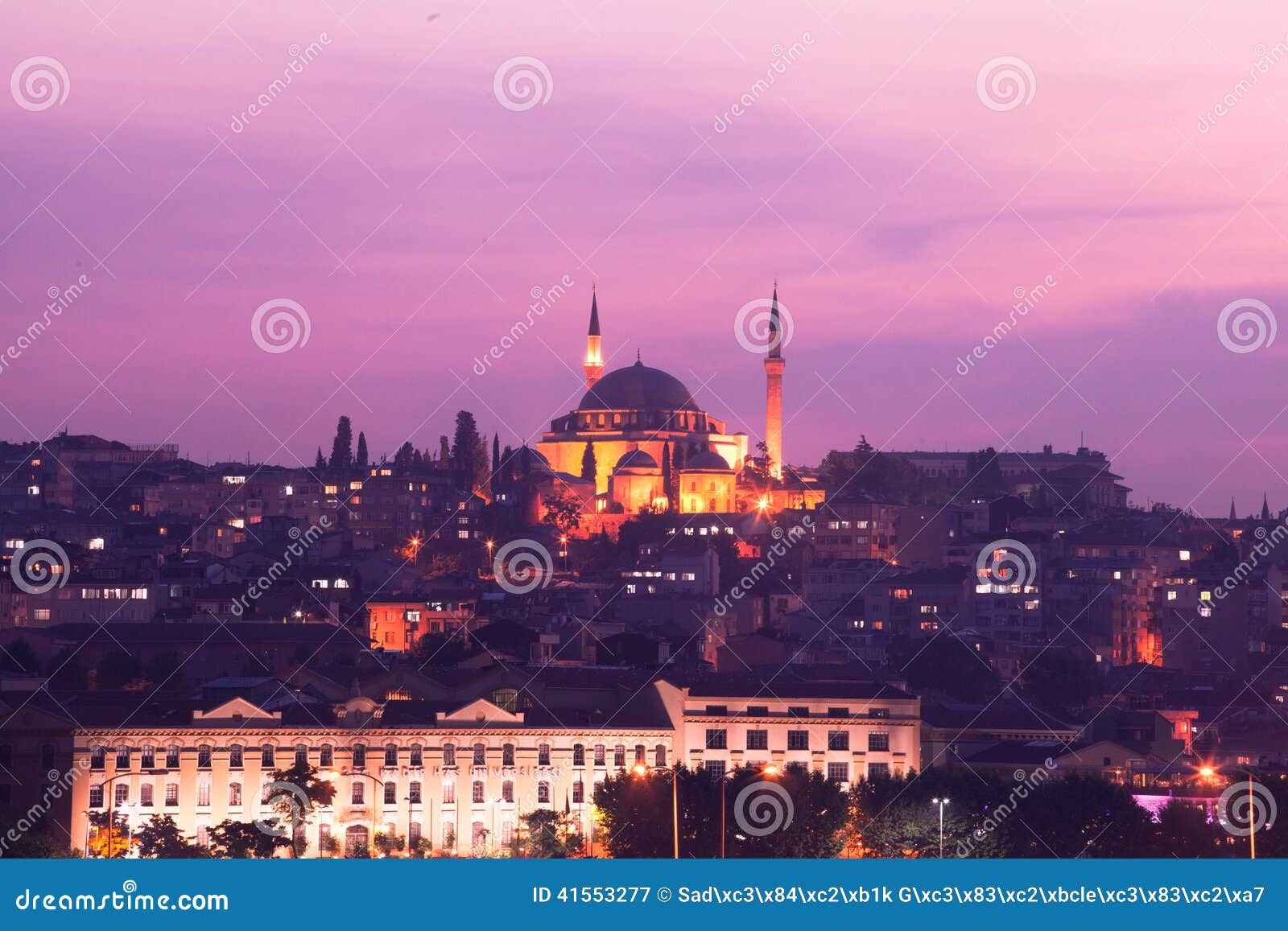Fatih Mosque stock image. Image of history, autumn, culture - 41553277