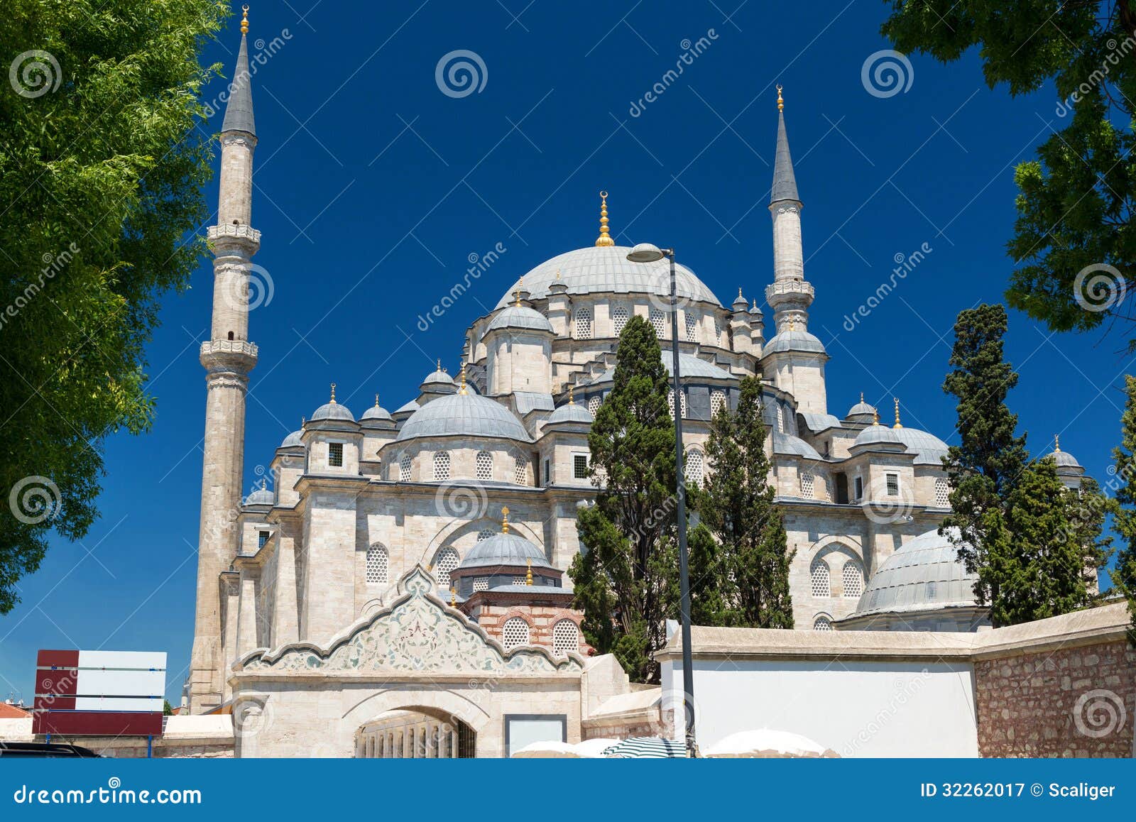 The Fatih Mosque in Istanbul, Turkey Stock Image - Image of islamic ...