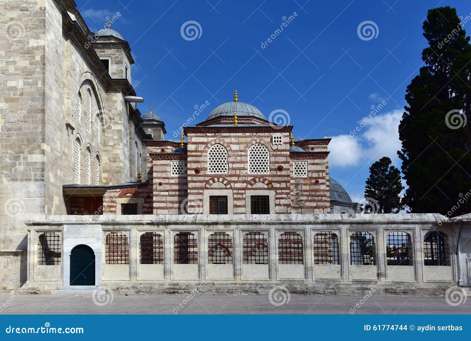 Fatih Mosque s Library stock photo. Image of turkey, cloudy - 61774744