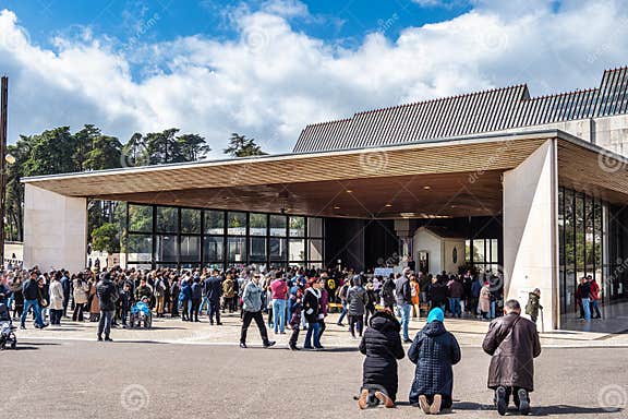 Fatima, Portugal - Mar 10, 2024: Chapel of Apparitions in Fatima ... Fatima, Portugal - Mar 10, 2024: Chapel of Apparitions in Fatima ...