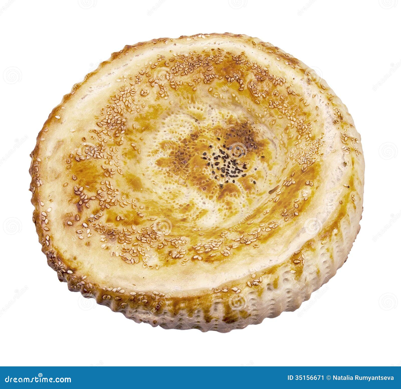 Fatir. Uzbek flatbread stock image. Image of macro, fatir - 35156671