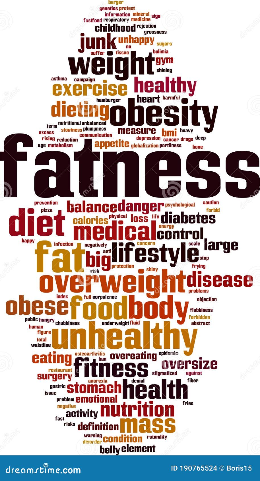 Fatness And Life - Pictured As A Word Fatness And A Wreck Ball To ...