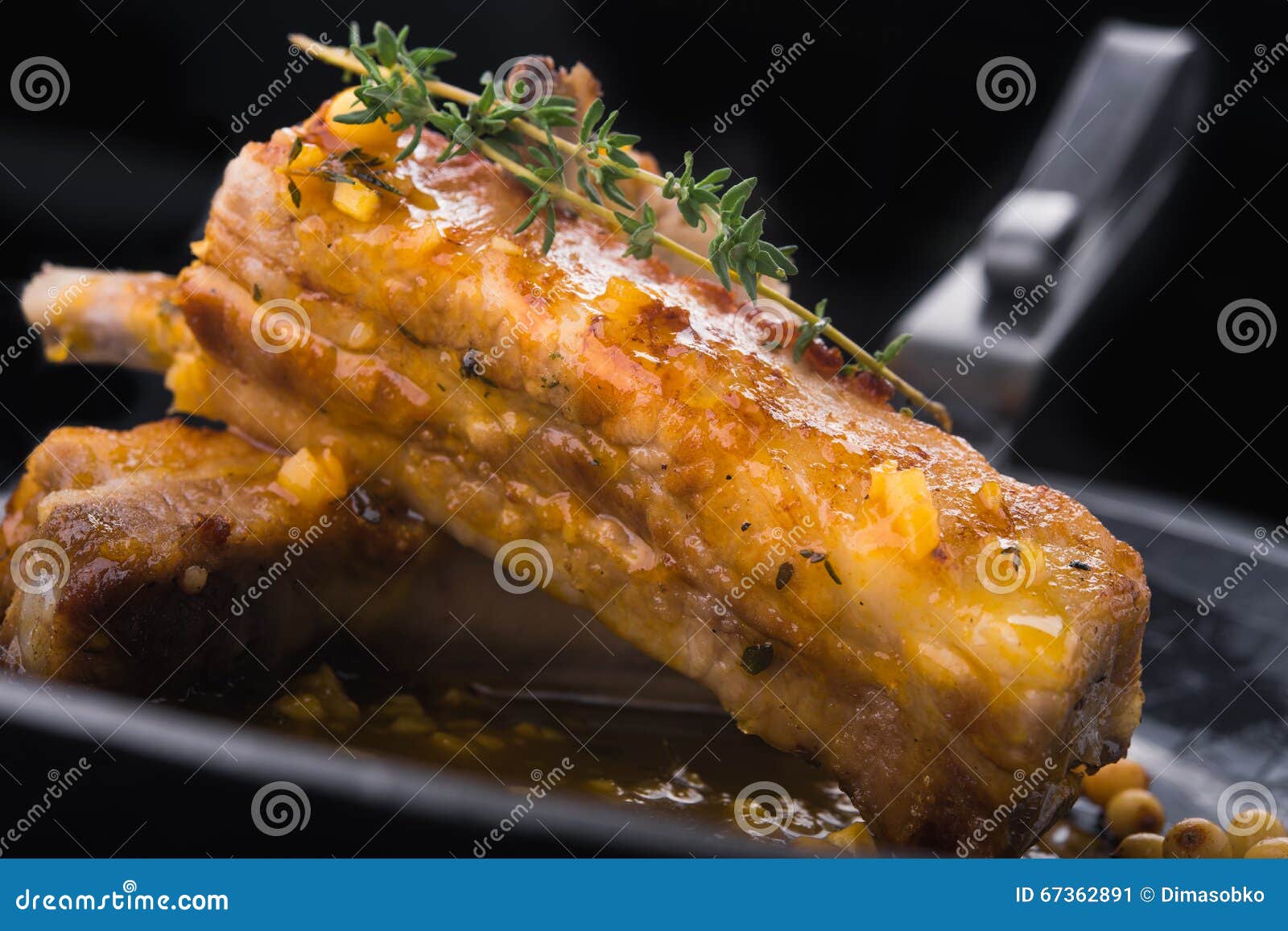Fatty pork ribs stock image. Image of tasty, beef, roast - 67362891