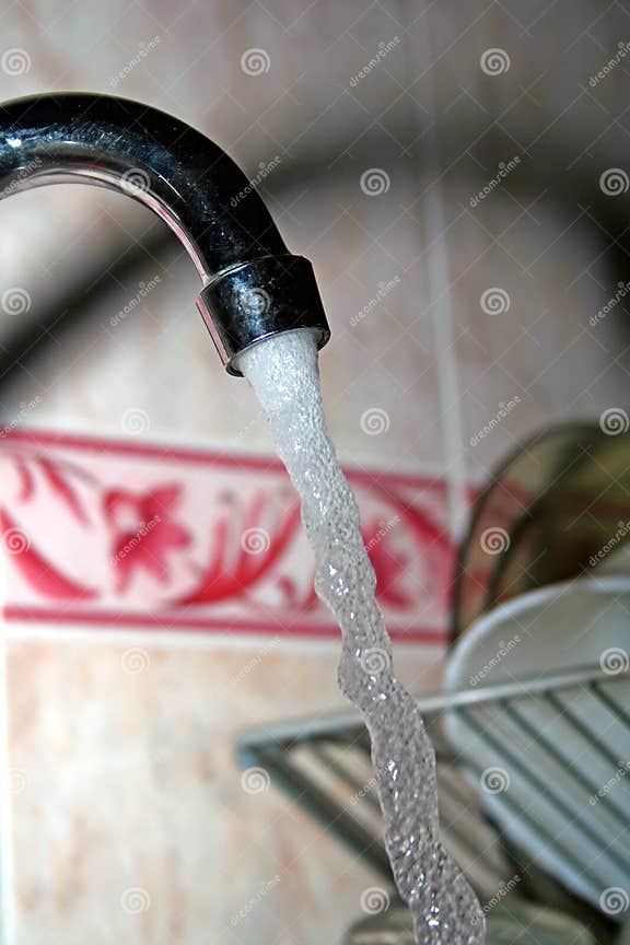 Faucet stock image. Image of dishware, spoons, pipe, flow - 1015489