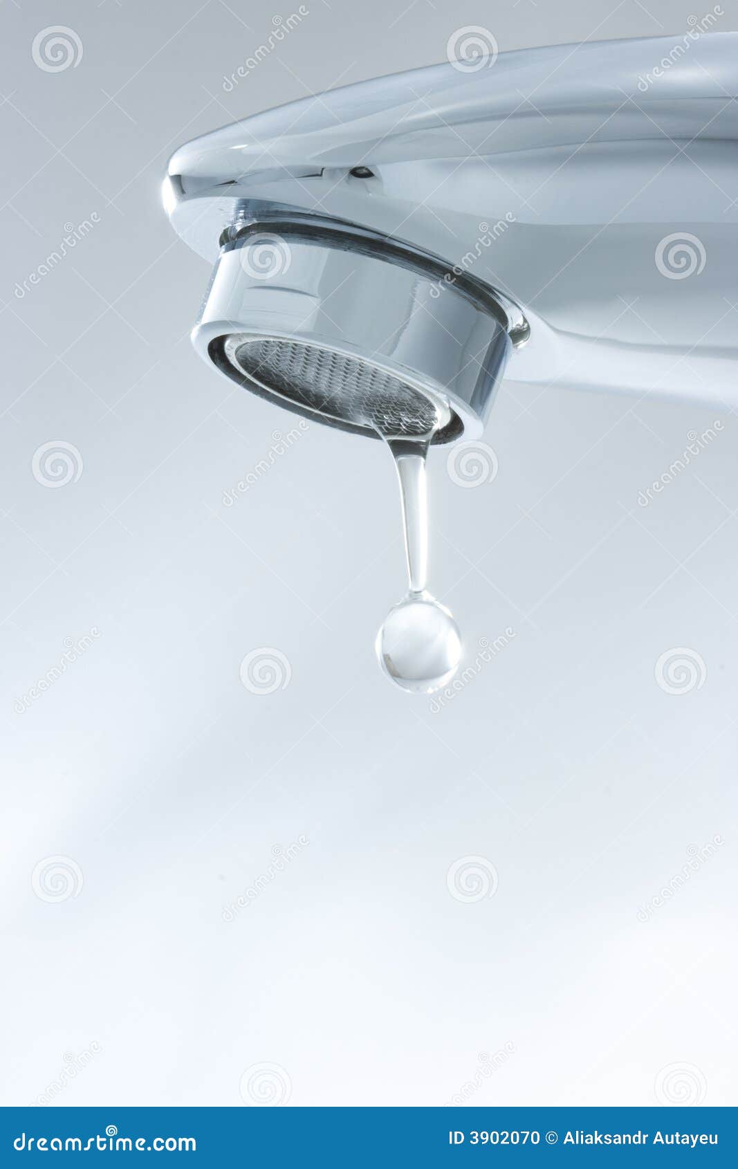 Faucet with a Drop Let of Water Stock Photo - Image of clear, cold: 3902070