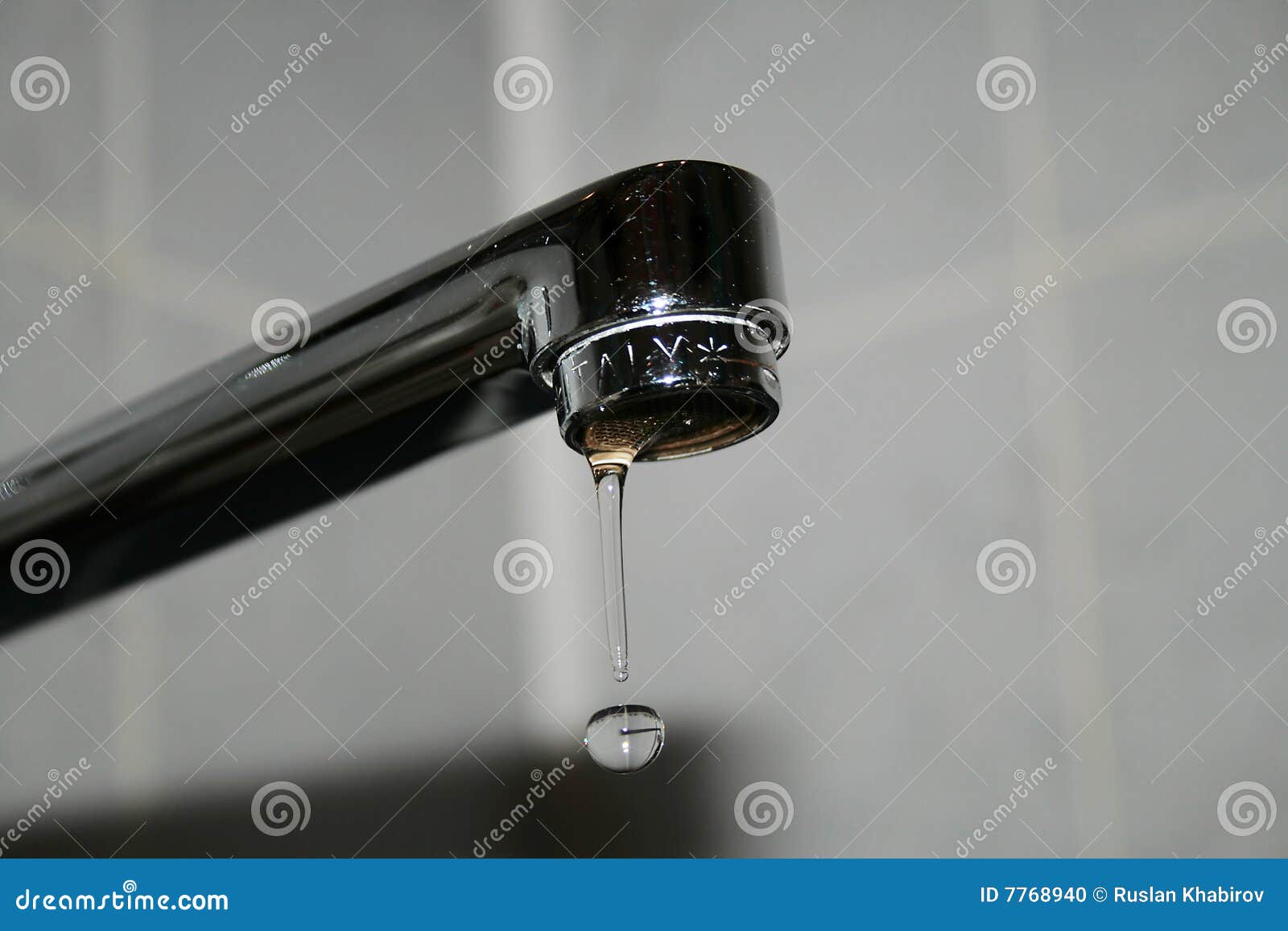 Faucet drop water stock photo. Image of household, equipment - 7768940
