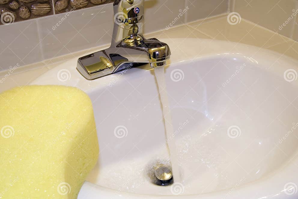 Faucet Running stock photo. Image of plant, relax, inside - 884908