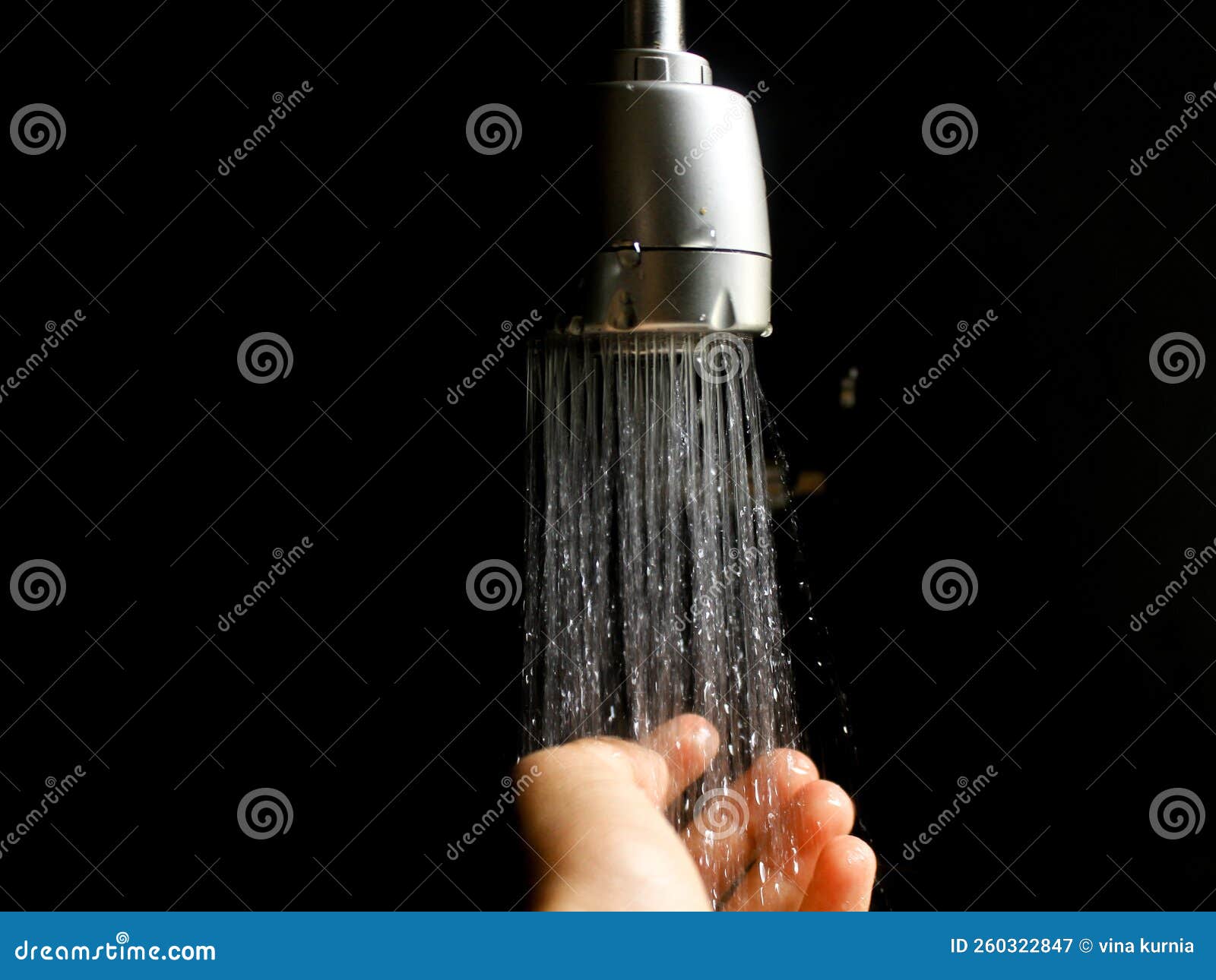 Faucet Faucet Running Water In The Bathroom And In The Kitchen By The