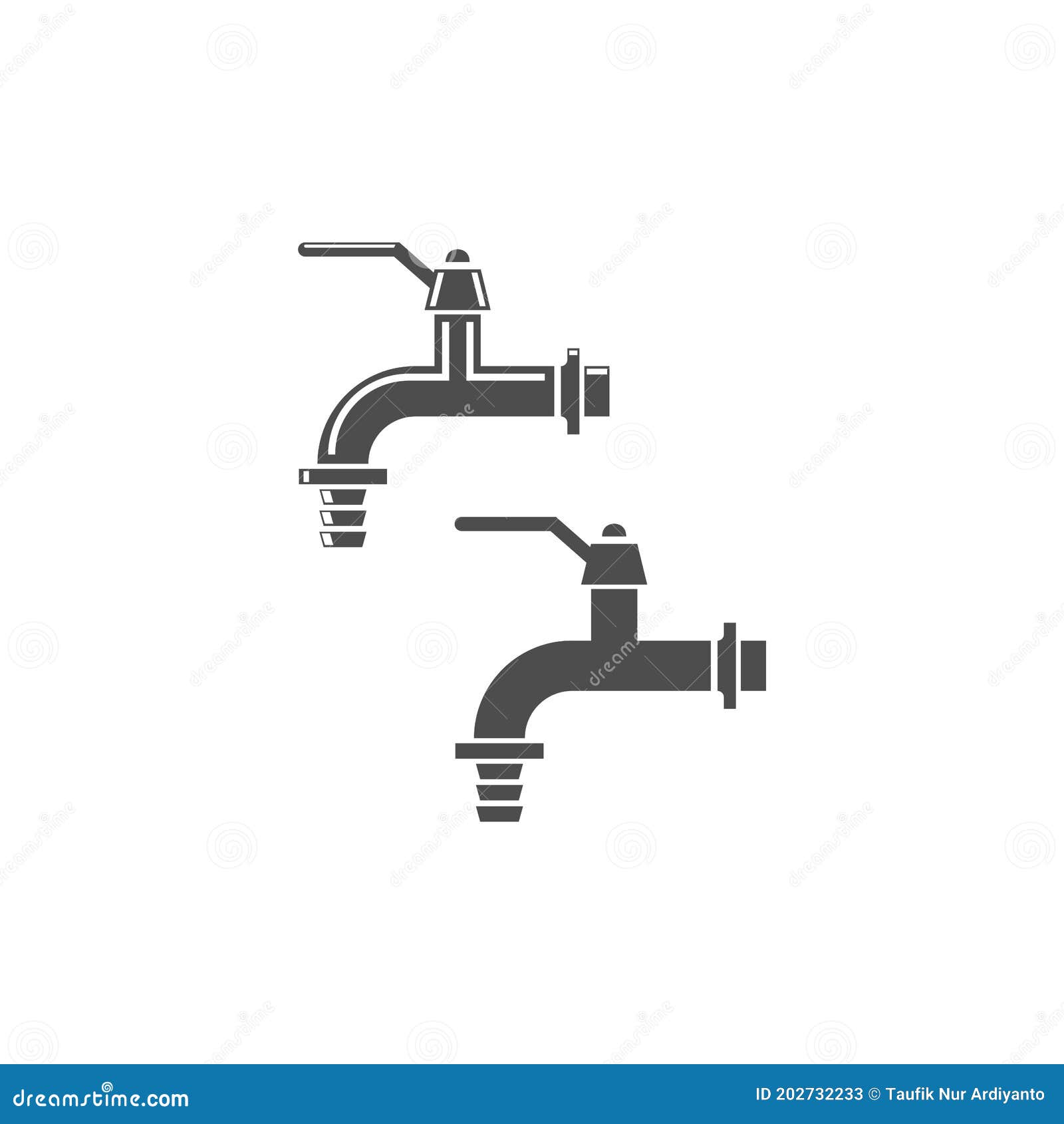 Faucet, Tap, Spigot, Icon Design Stock Vector - Illustration of drop ...