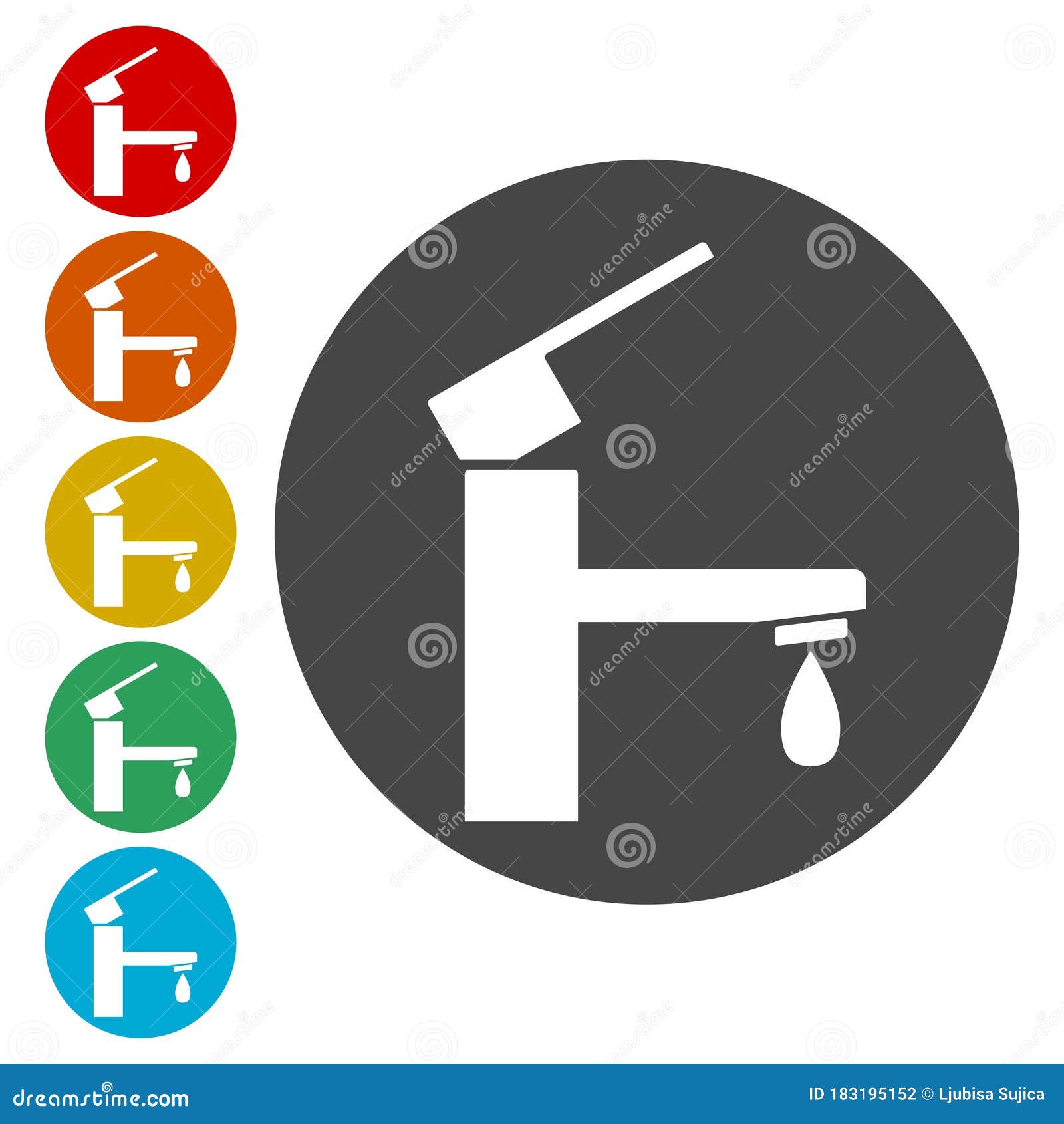 Faucet Vector Icon, Vector Tap Symbol Stock Vector - Illustration of ... Faucet Vector Icon, Vector Tap Symbol Stock Vector - Illustration of ...
